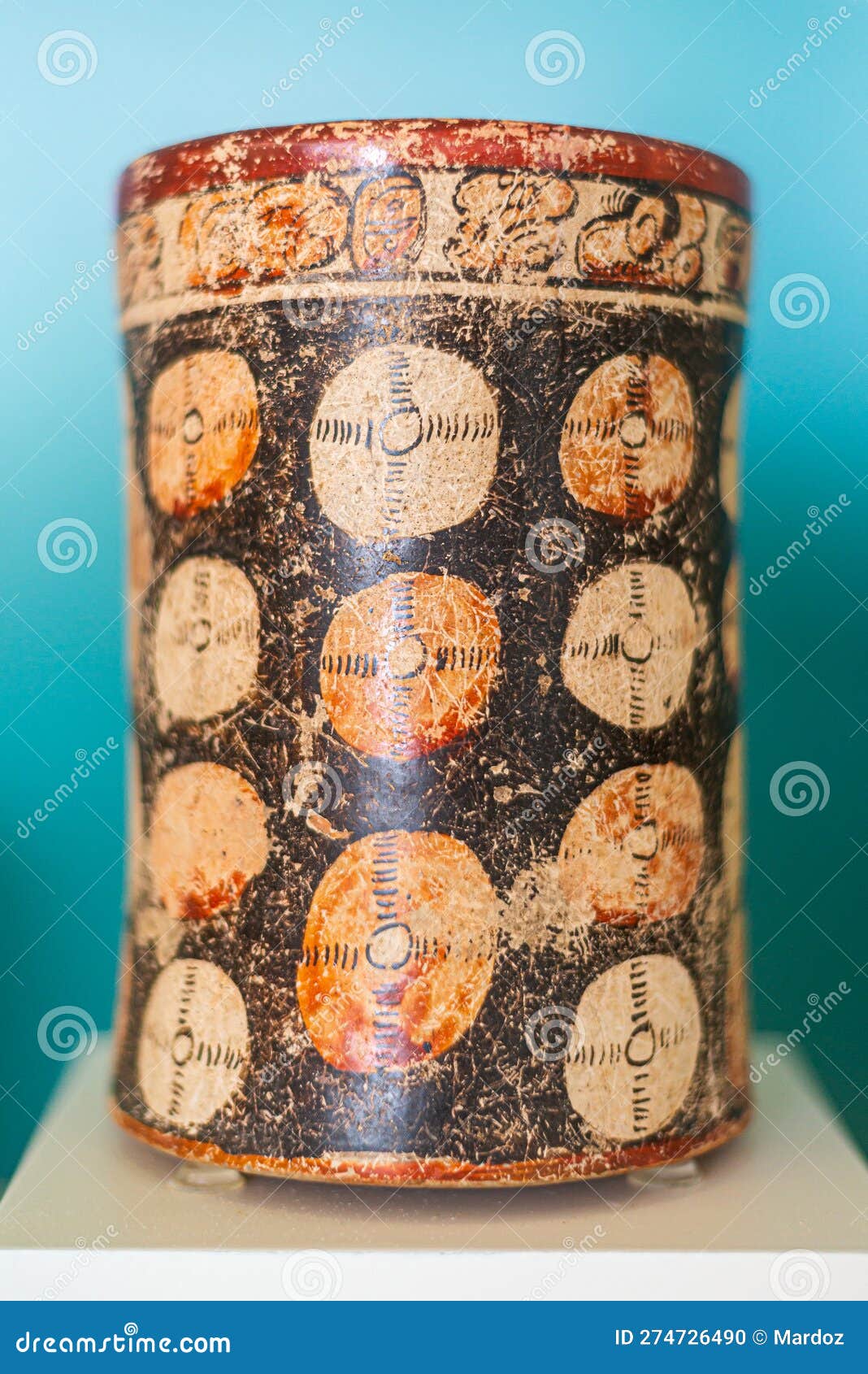 Ancient Mayan Pottery from Quintana Roo, Mexico Editorial Image - Image ...