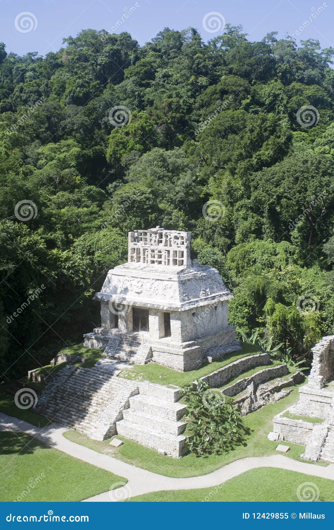 Ancient Mayan Pyramid Royalty-Free Stock Photo | CartoonDealer.com #4134879
