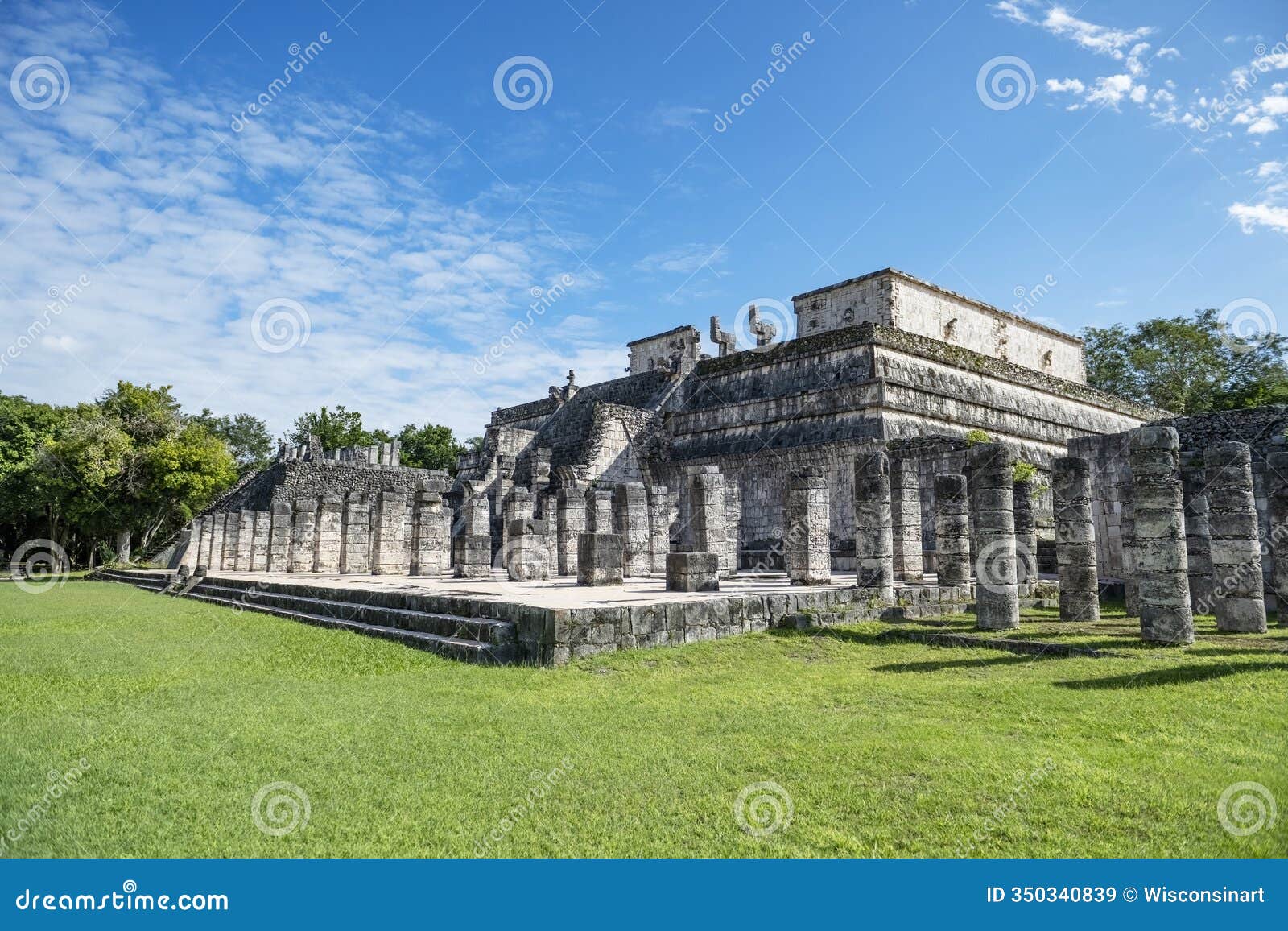 Ancient Mayan Ruins, Chichen Itza, Mexico Travel Stock Image - Image of ...