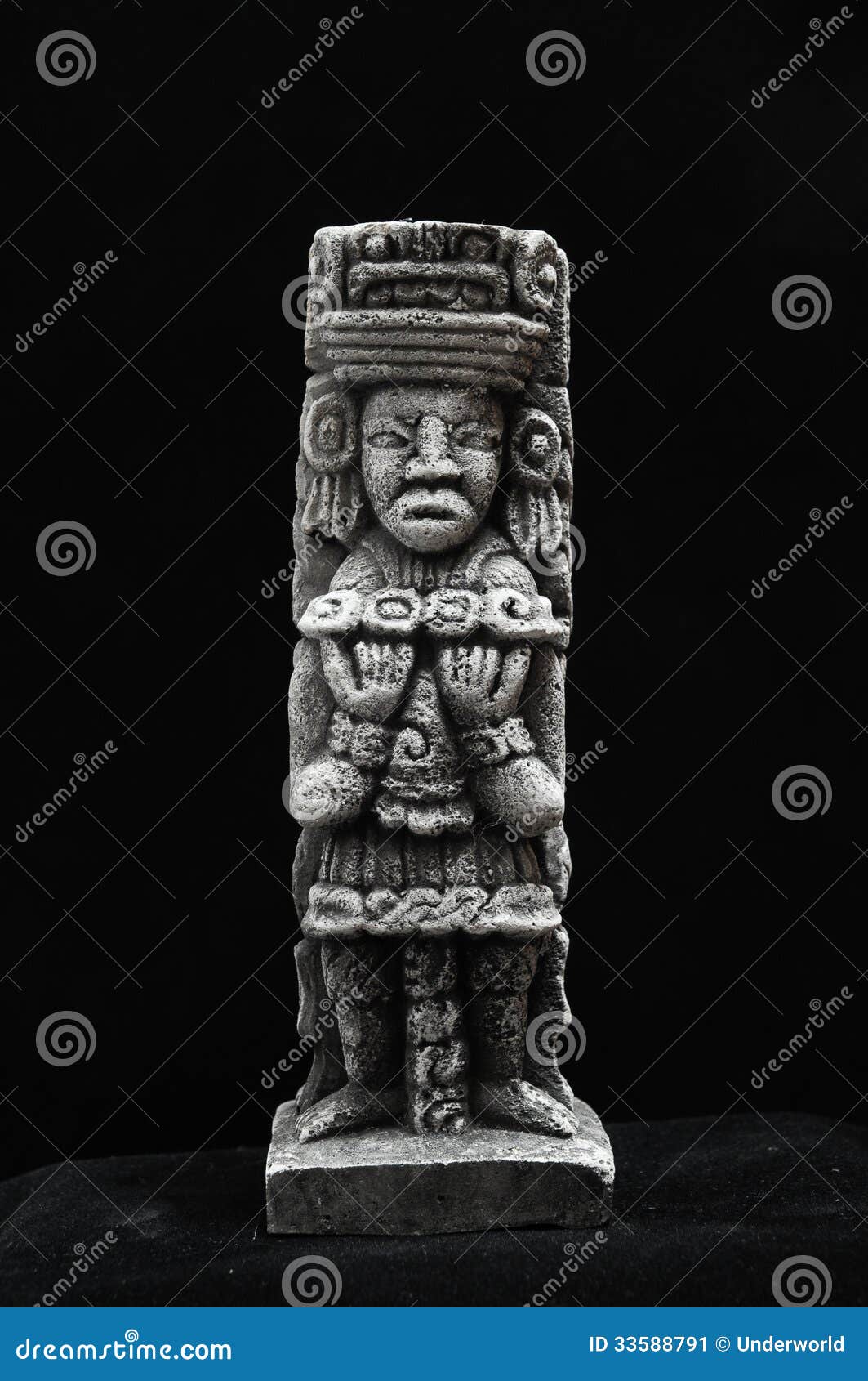 Ancient Mayan Statue stock image. Image of religion, history - 33588791