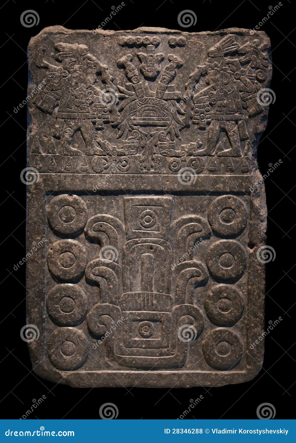 Ancient Mayan Stone Carving Royalty Free Stock Photos - Image: 28346288