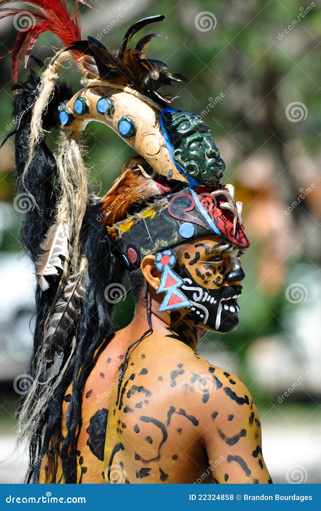 Ancient Mayan Warriors editorial stock photo. Image of hawk - 22324858