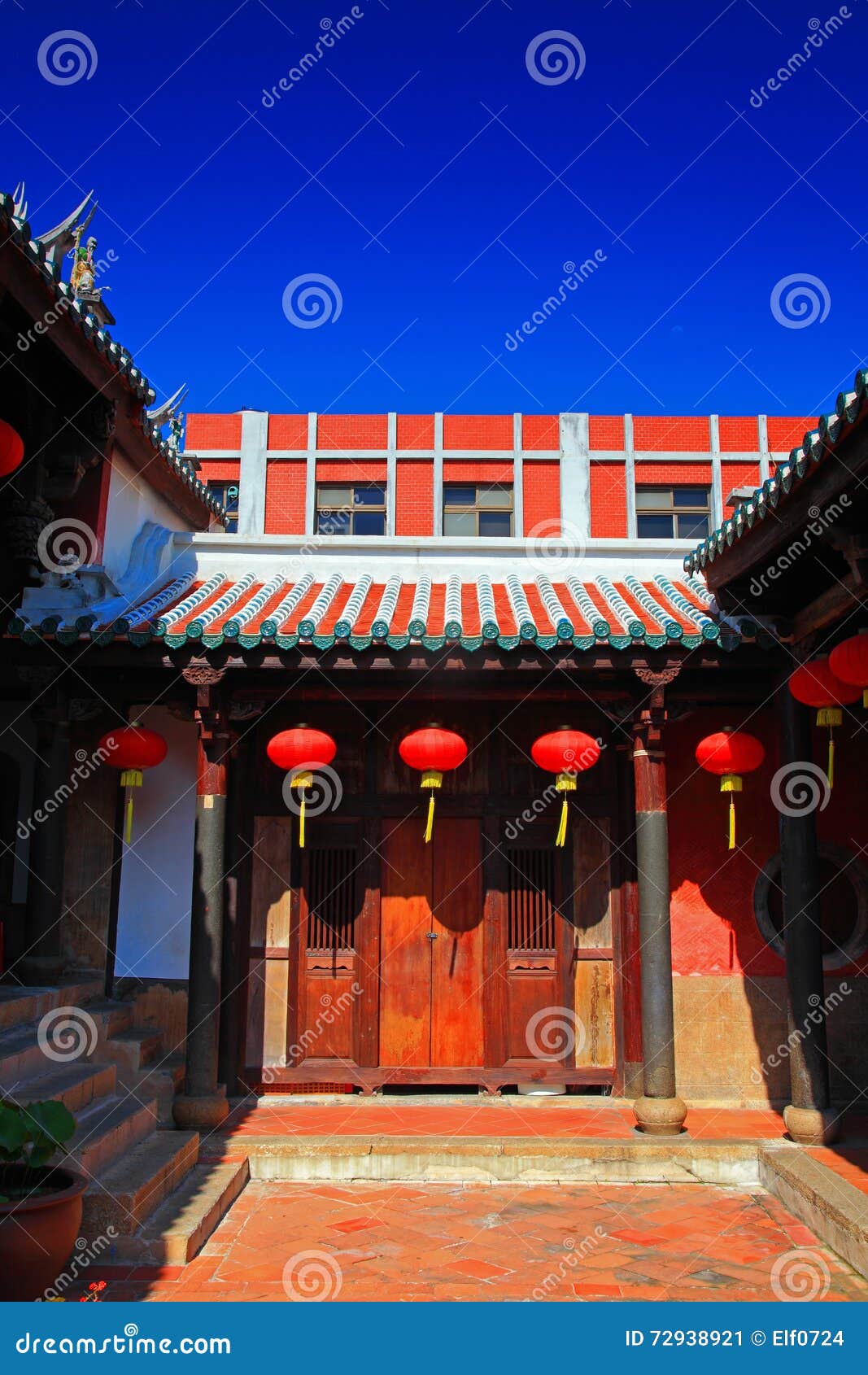 Ancient Mazu Temple in Penghu Stock Image - Image of palace, roofing ...