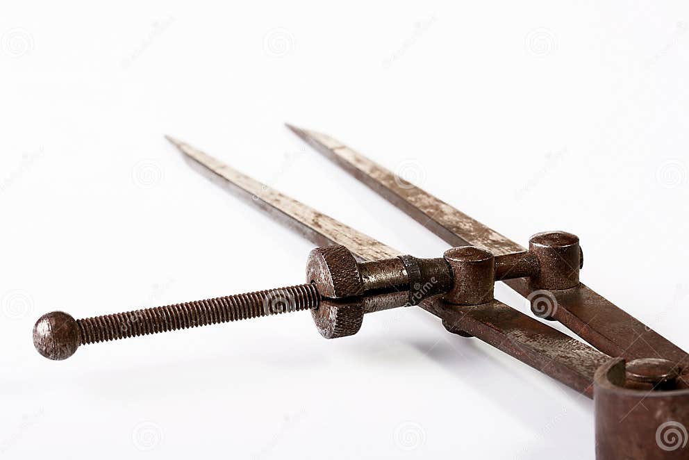 Ancient measuring tool stock photo. Image of work, measuring - 12704514