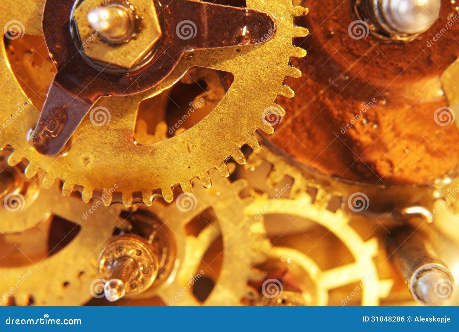 Ancient mechanical gears stock photo. Image of design - 31048286