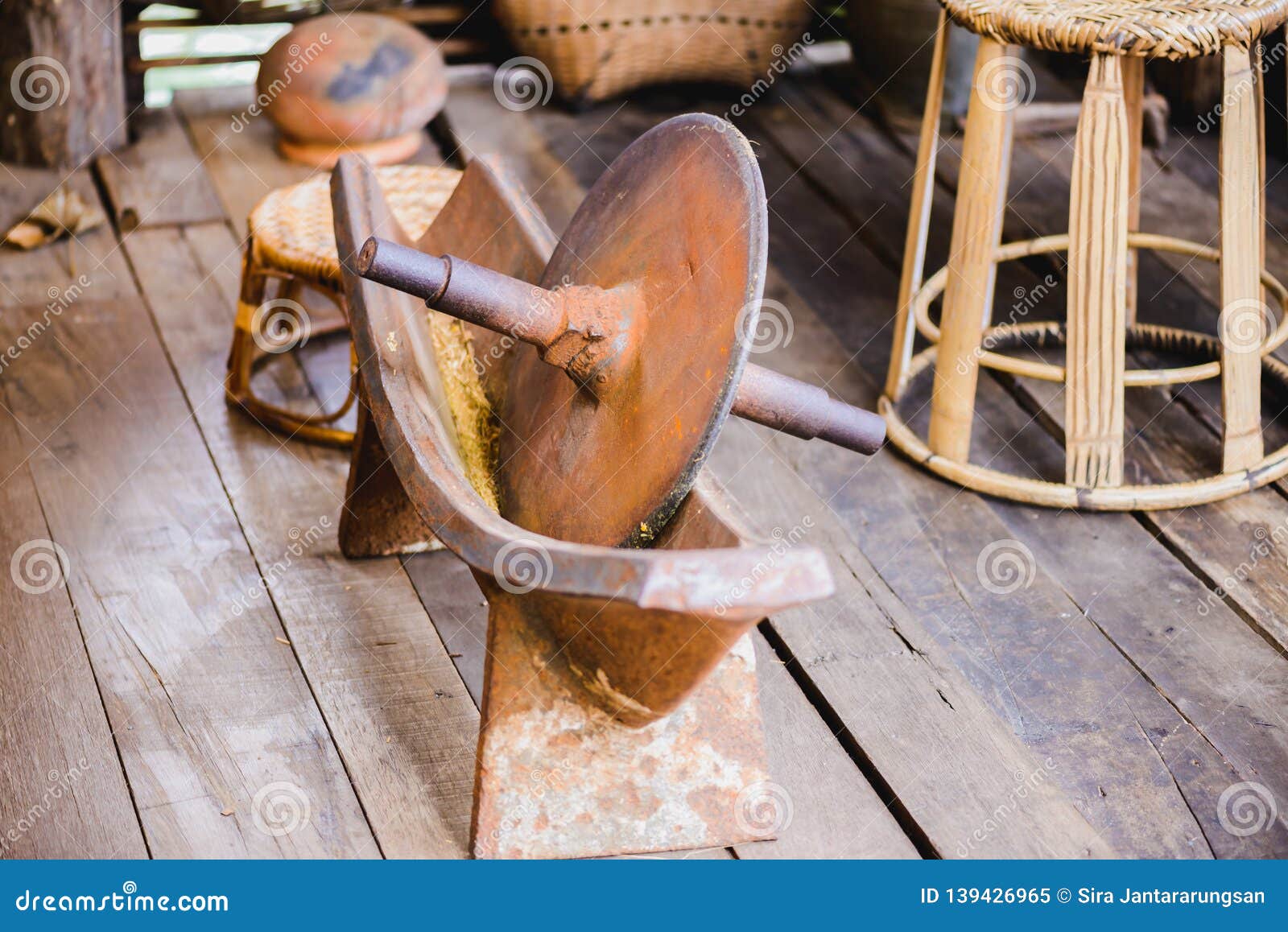 Ancient medicine grinder stock image. Image of texture - 139426965