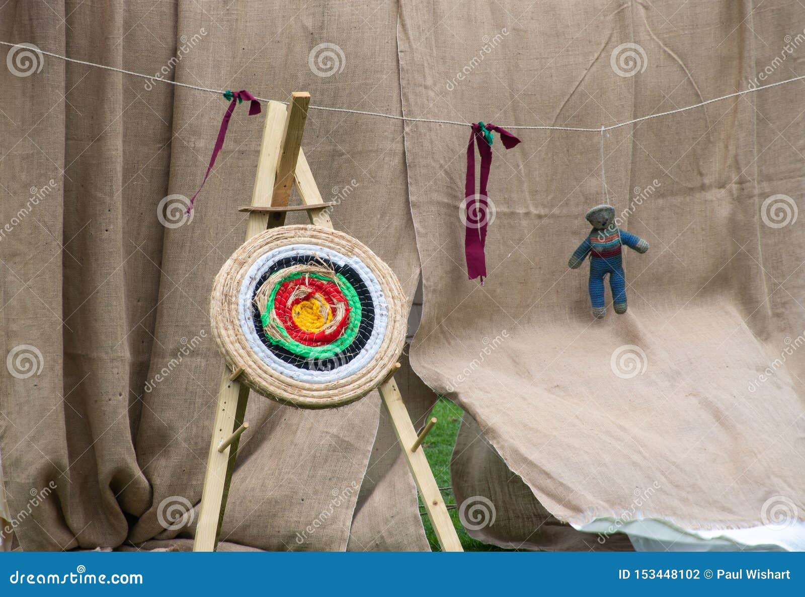 Medieval Archery Target Board Royalty-Free Stock Image | CartoonDealer ...