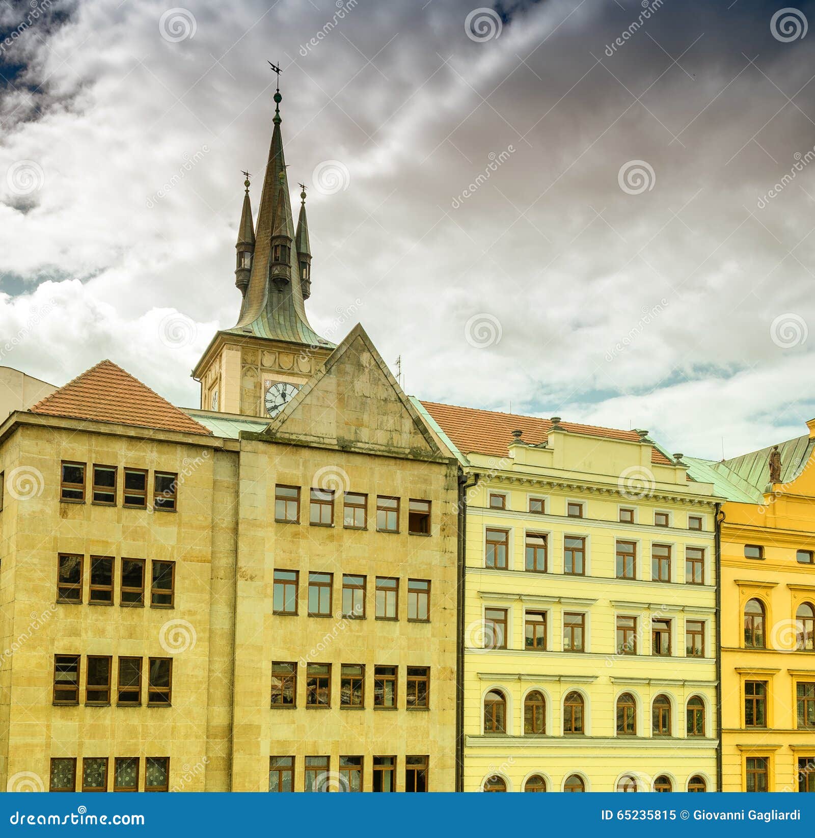 Ancient Medieval Architecture of Prague, Czech Republic, Europe Stock ...