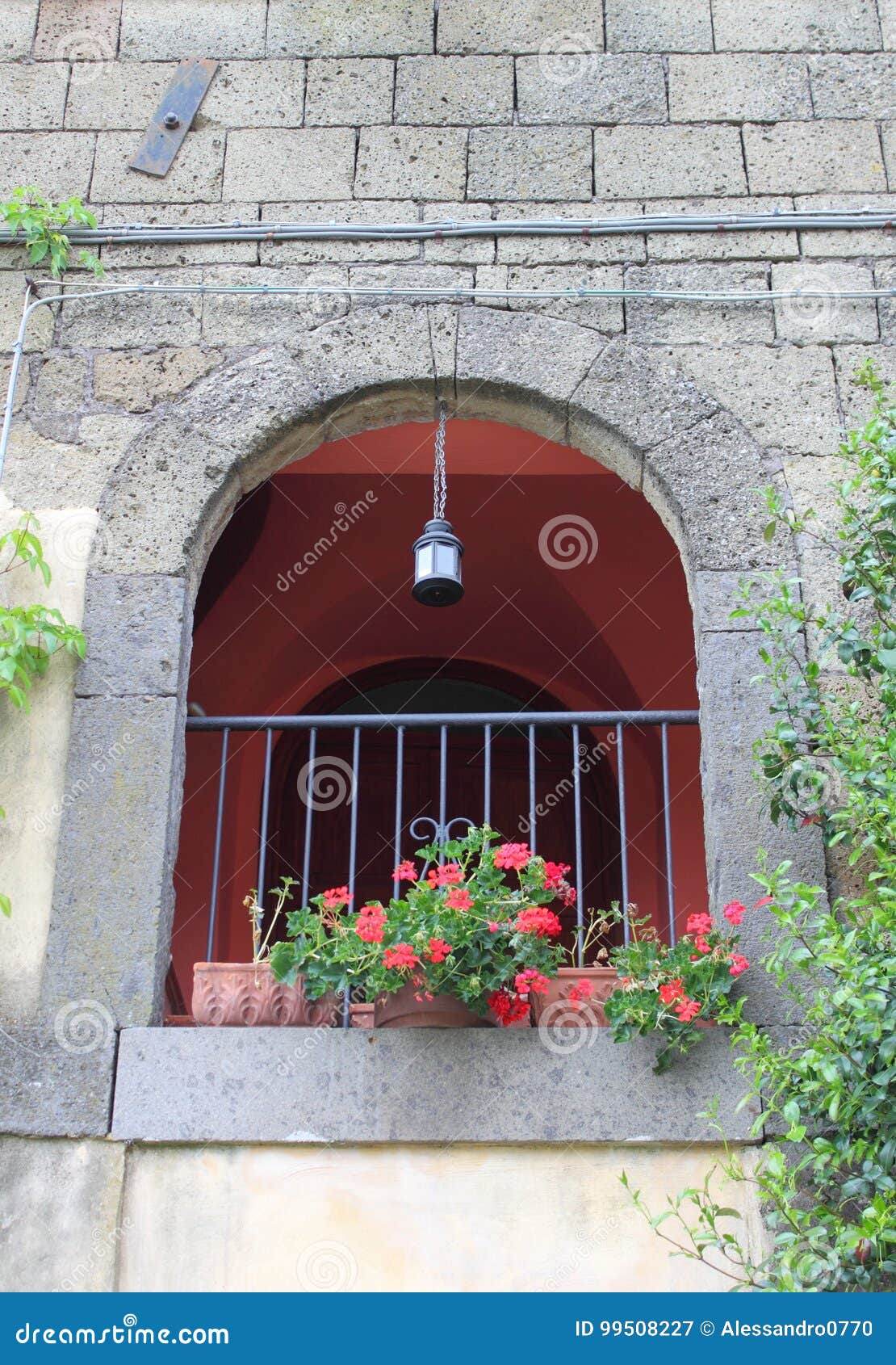 Ancient medieval balcony stock image. Image of ancient - 99508227