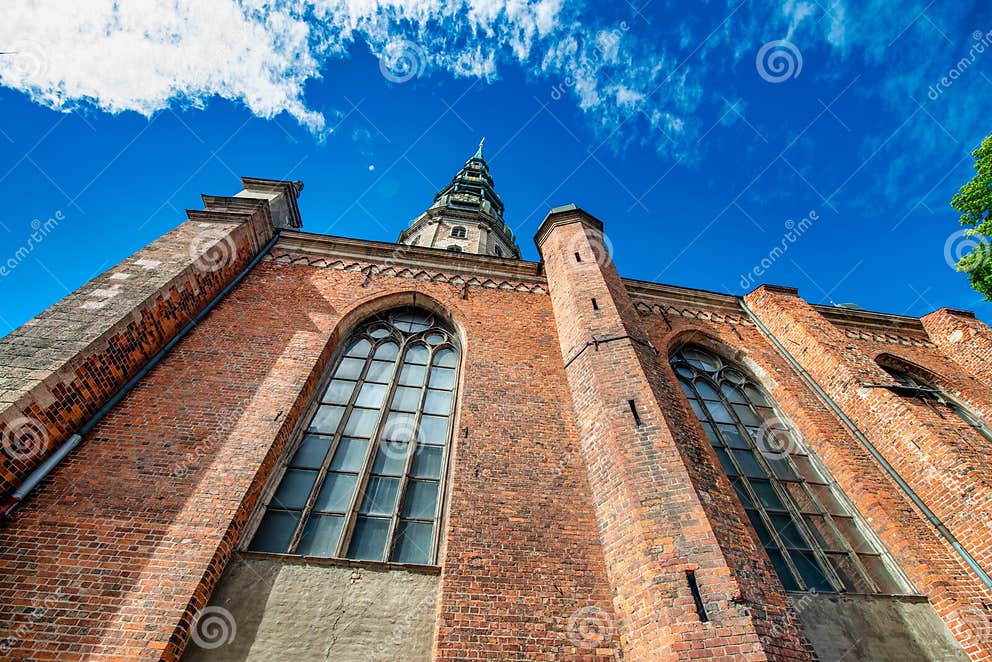 Ancient Medieval Buildings of Riga, Latvia Stock Image - Image of ...