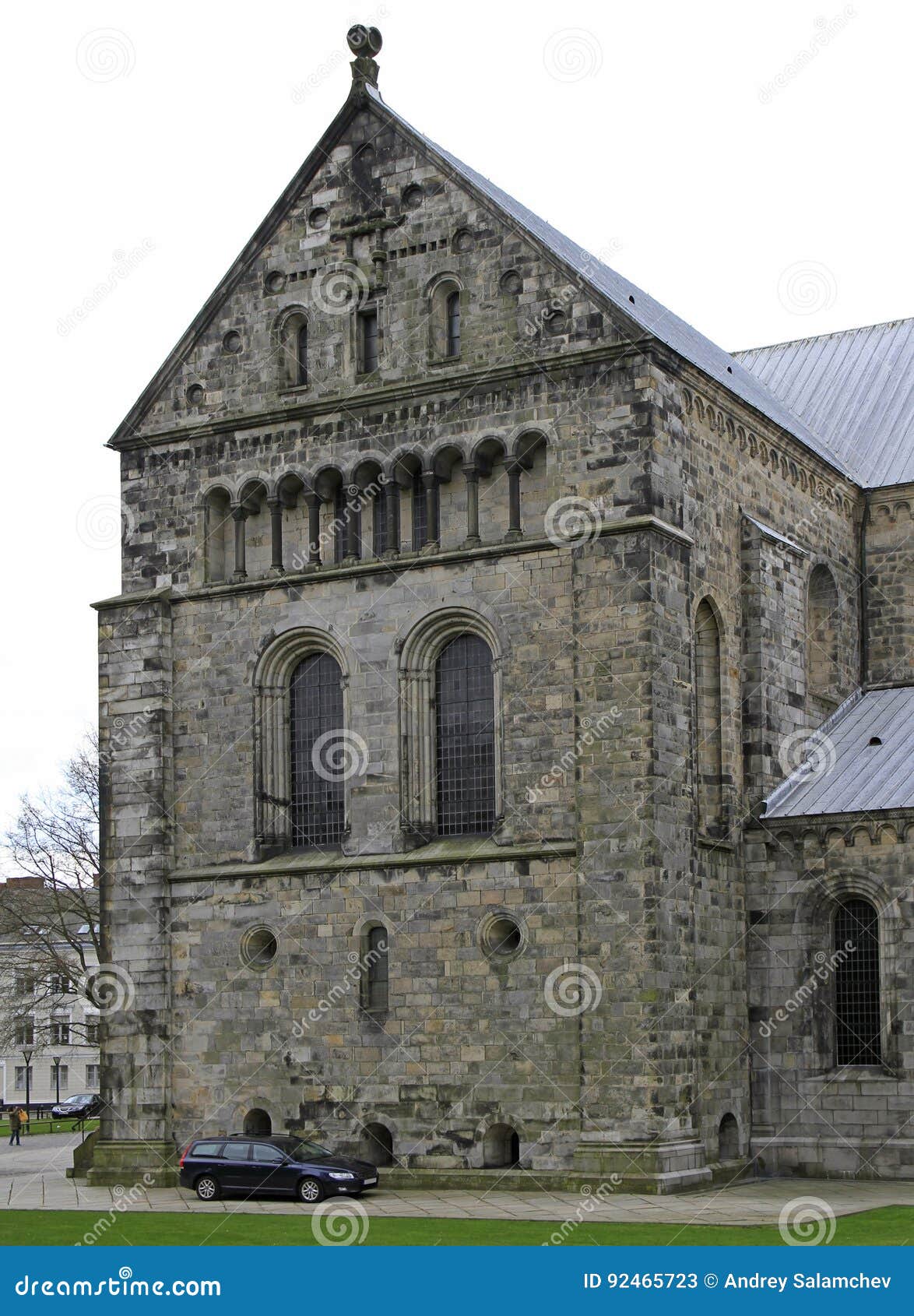 Ancient Medieval Cathedral in Lund, Sweden Editorial Stock Photo ...