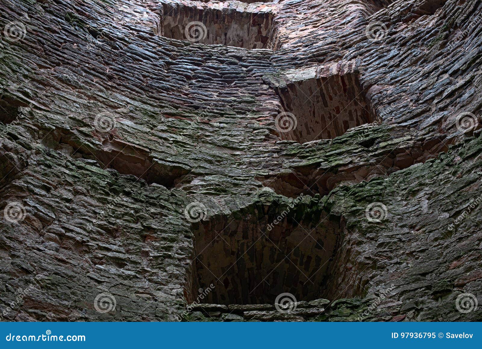 Ancient Medieval Limestone Tower Stock Image | CartoonDealer.com #97936795