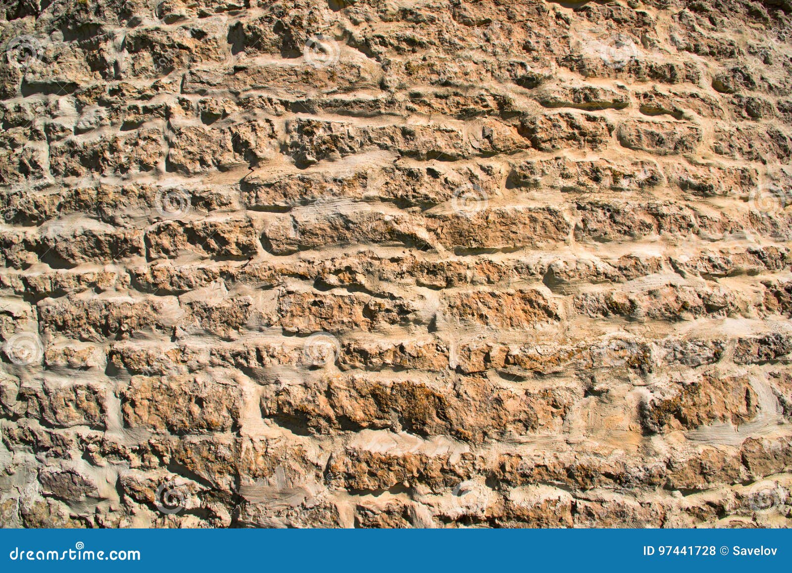 Ancient Medieval Limestone Wall of the Castle Stock Photo - Image of ...