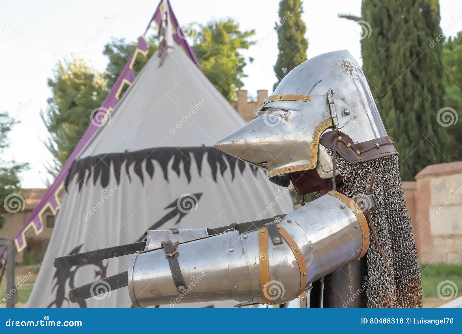 Ancient Medieval Military Armor Stock Photo - Image of culture, iron ...