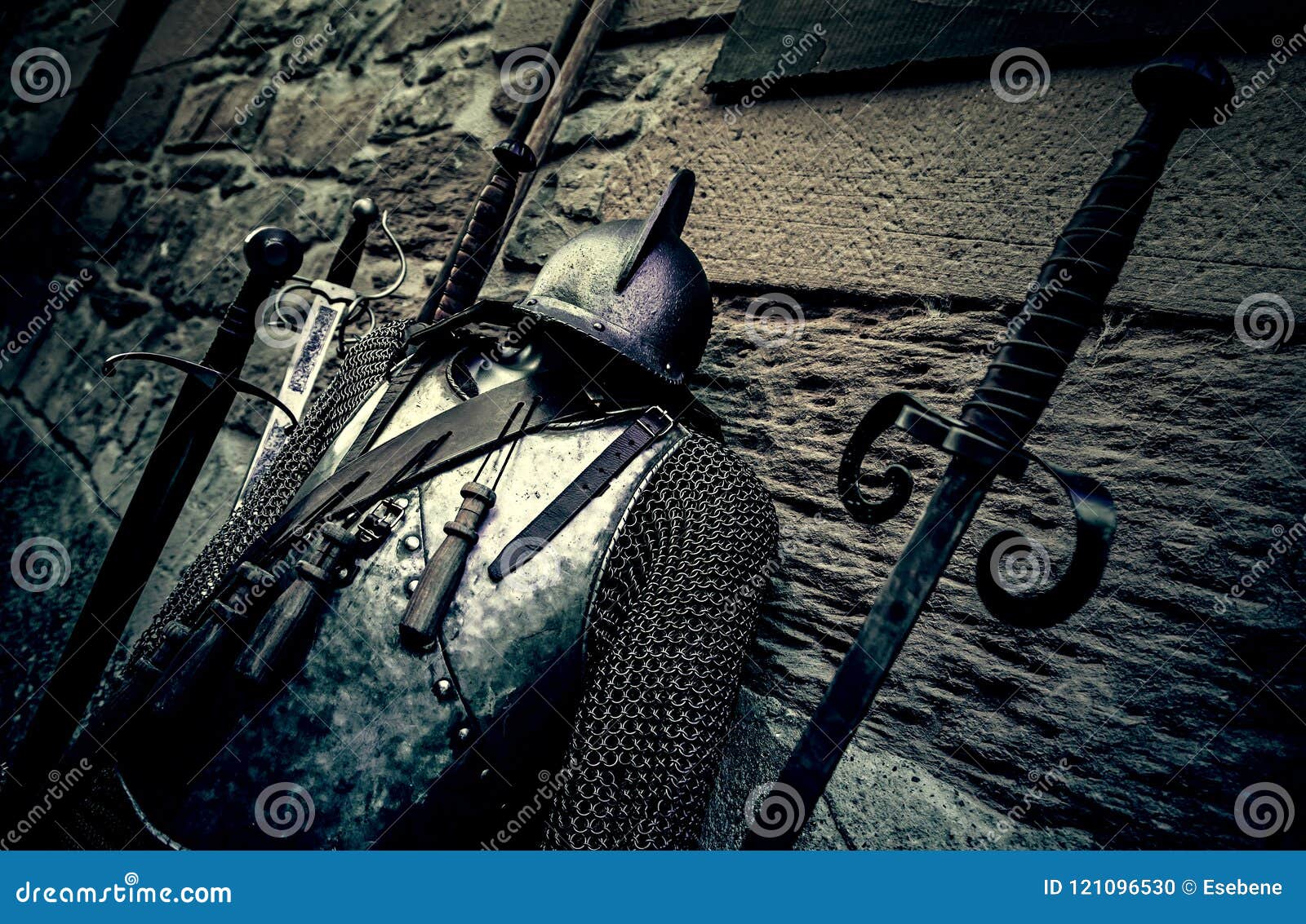 Ancient Medieval Protection and Security Armor Stock Photo - Image of ...