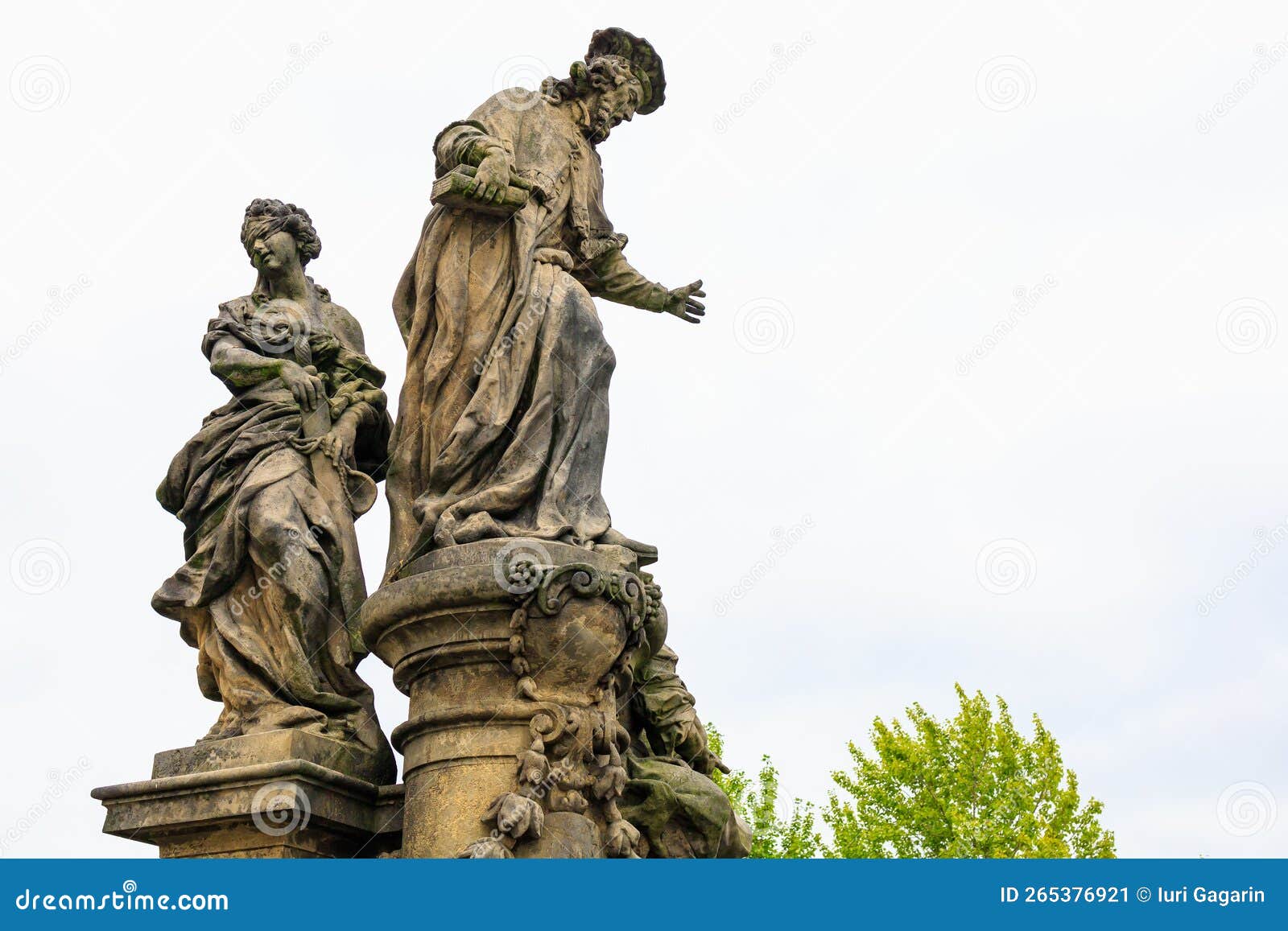 Medieval Sculptures On Wall, Decorated Building With Mythical Creatures ...