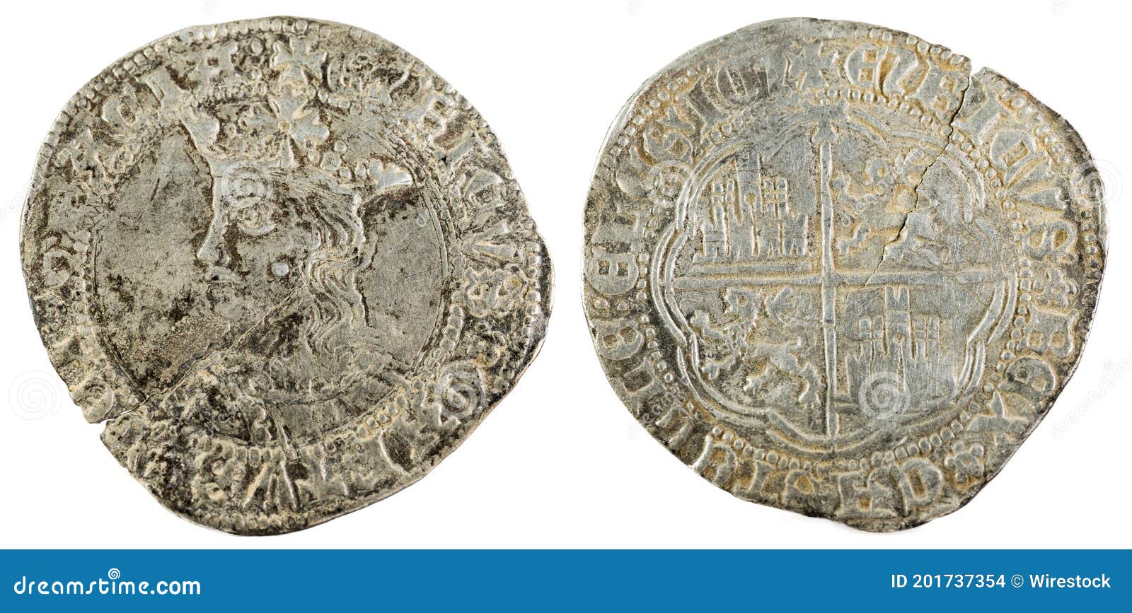 Medieval Silver Coins Royalty-Free Stock Photography | CartoonDealer ...