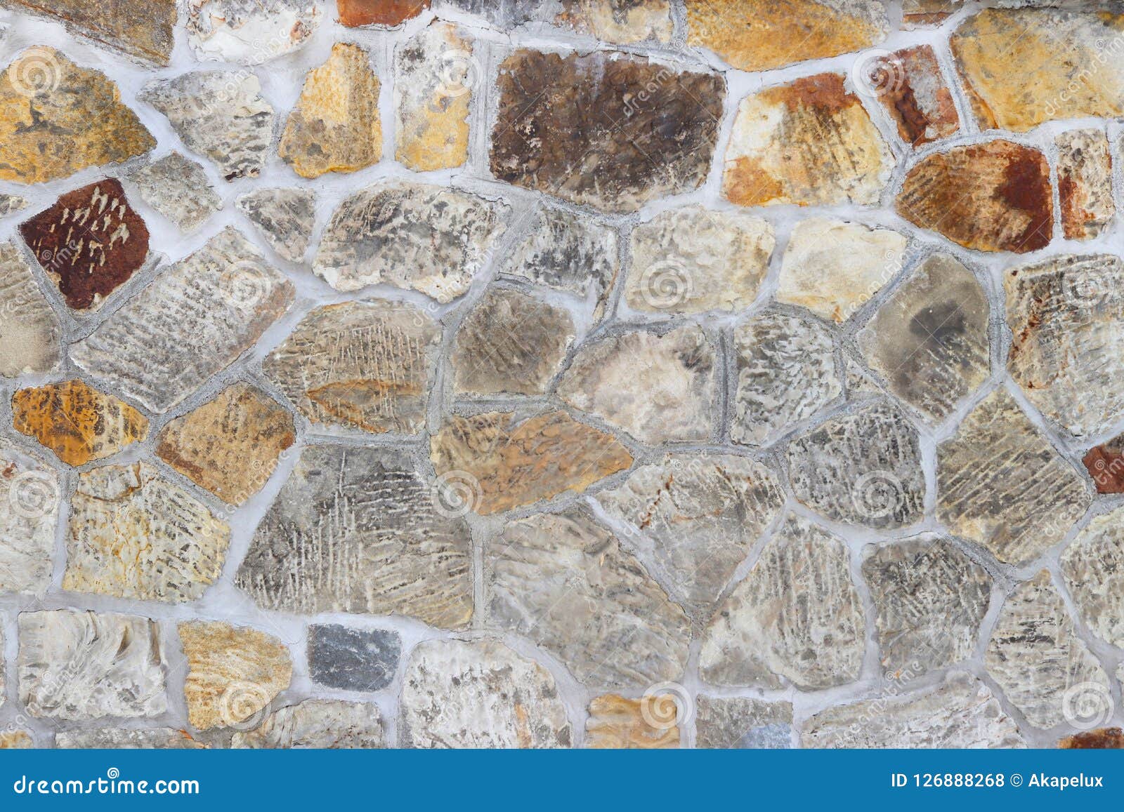 Ancient Medieval Stone Masonry. Texture of a Fragment of a Wall of an ...