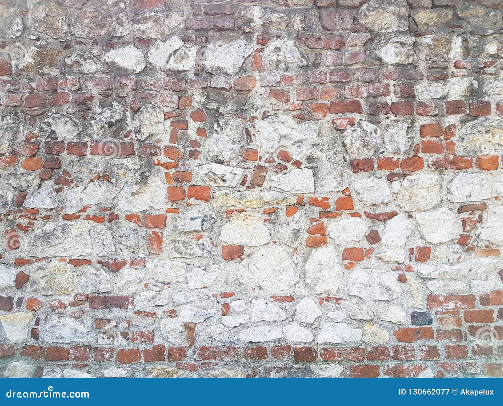 Ancient Medieval Stone Masonry. Texture of a Fragment of a Wall of an ...