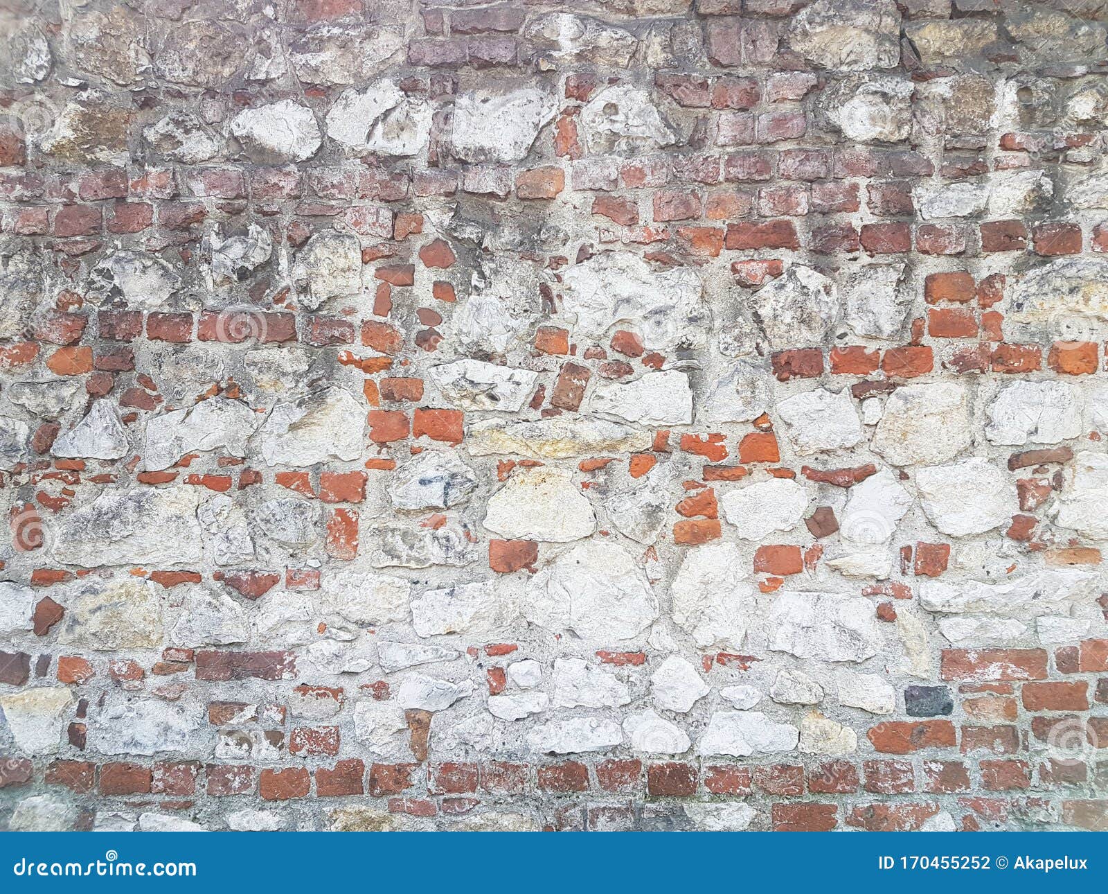 Ancient Medieval Stone Masonry. Texture of a Fragment of a Wall of an ...