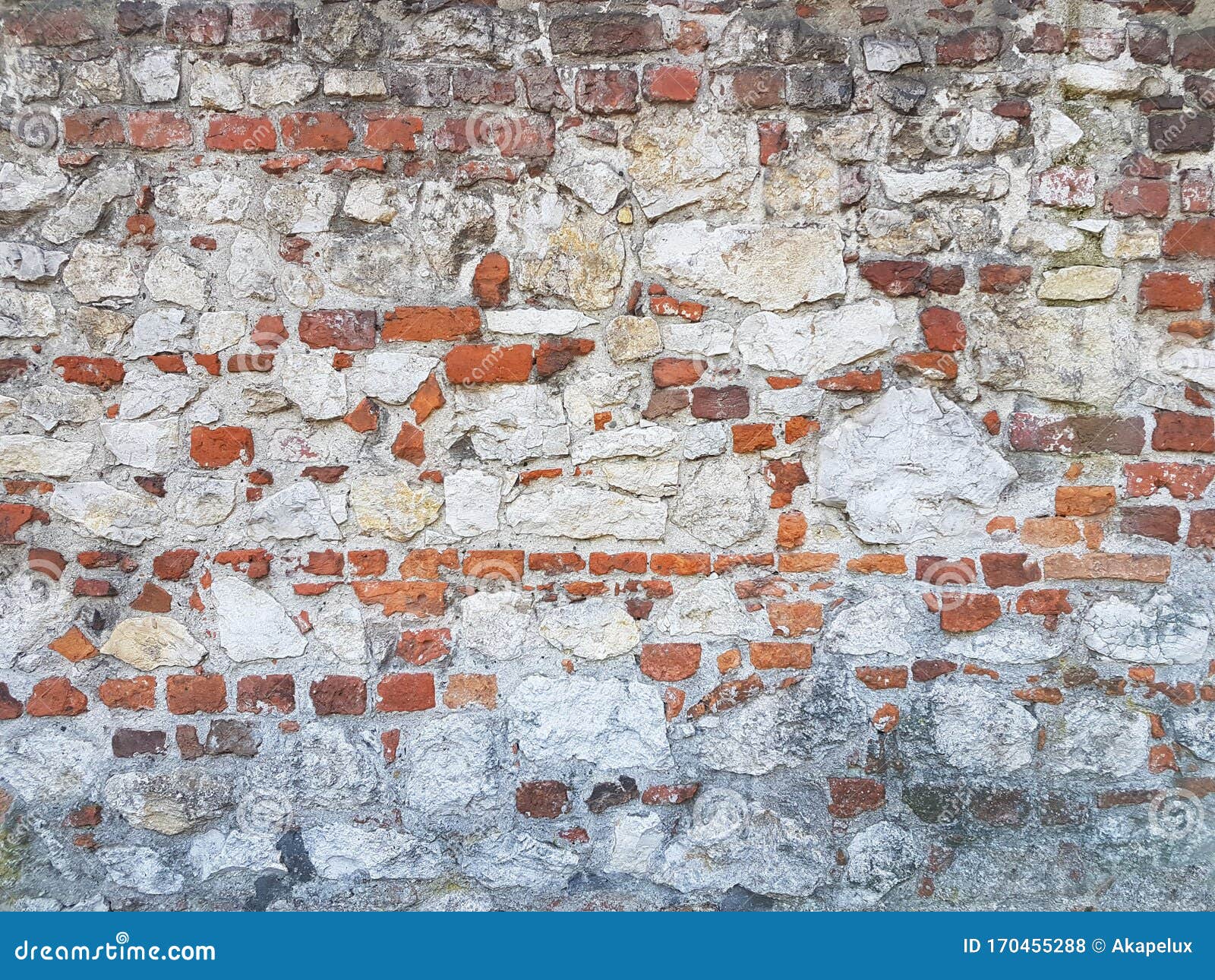 Ancient Medieval Stone Masonry. Texture of a Fragment of a Wall of an ...