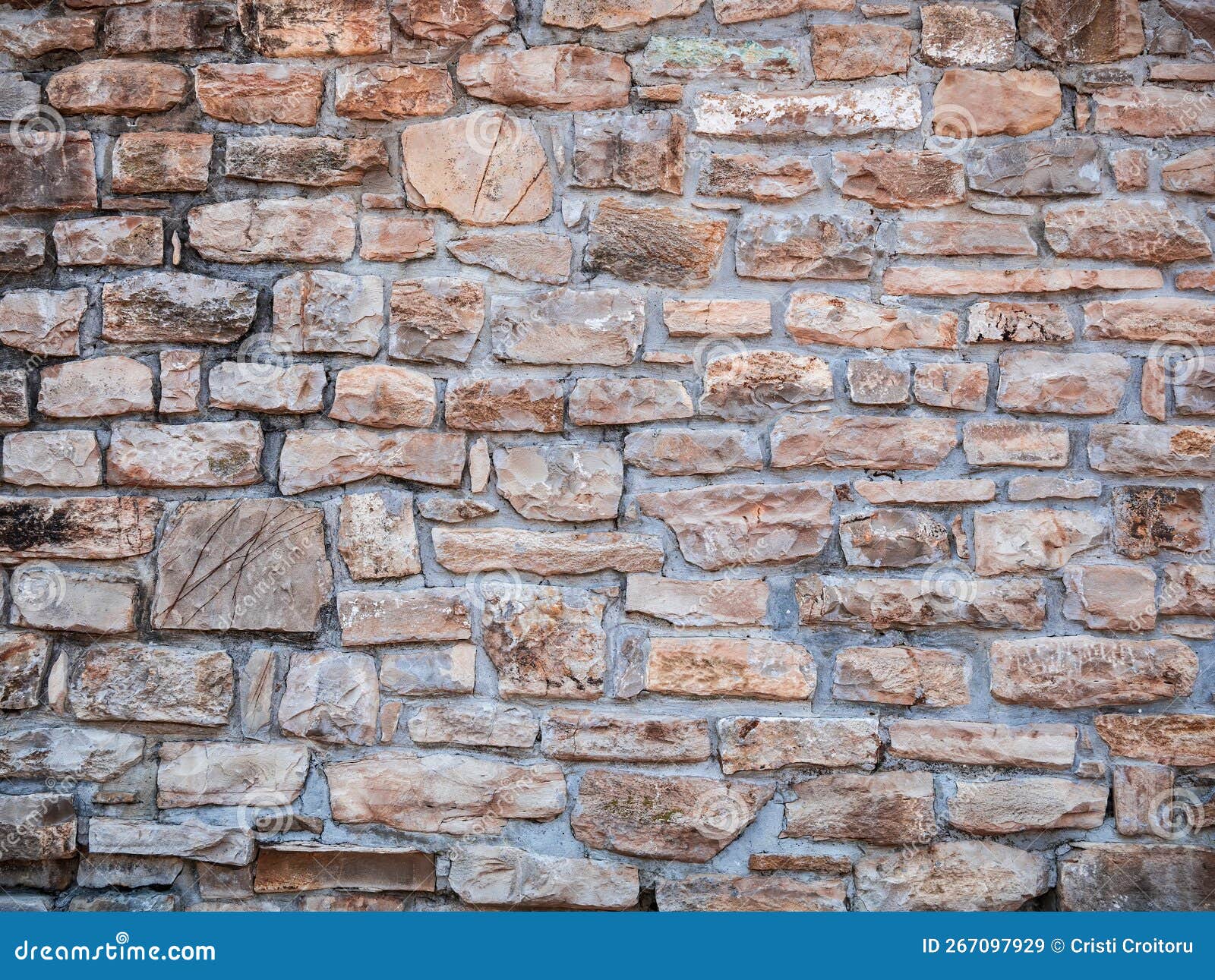 Ancient Medieval Stone Wall Texture Background Stock Image - Image of ...