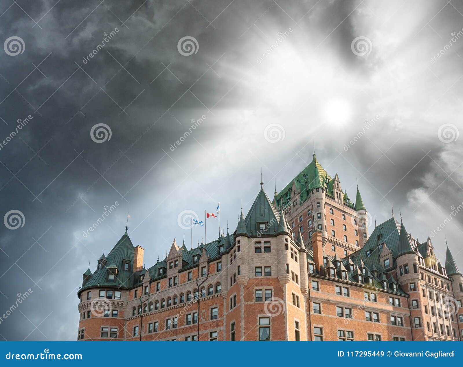 Ancient Medieval Walls of Quebec City Stock Image - Image of national ...