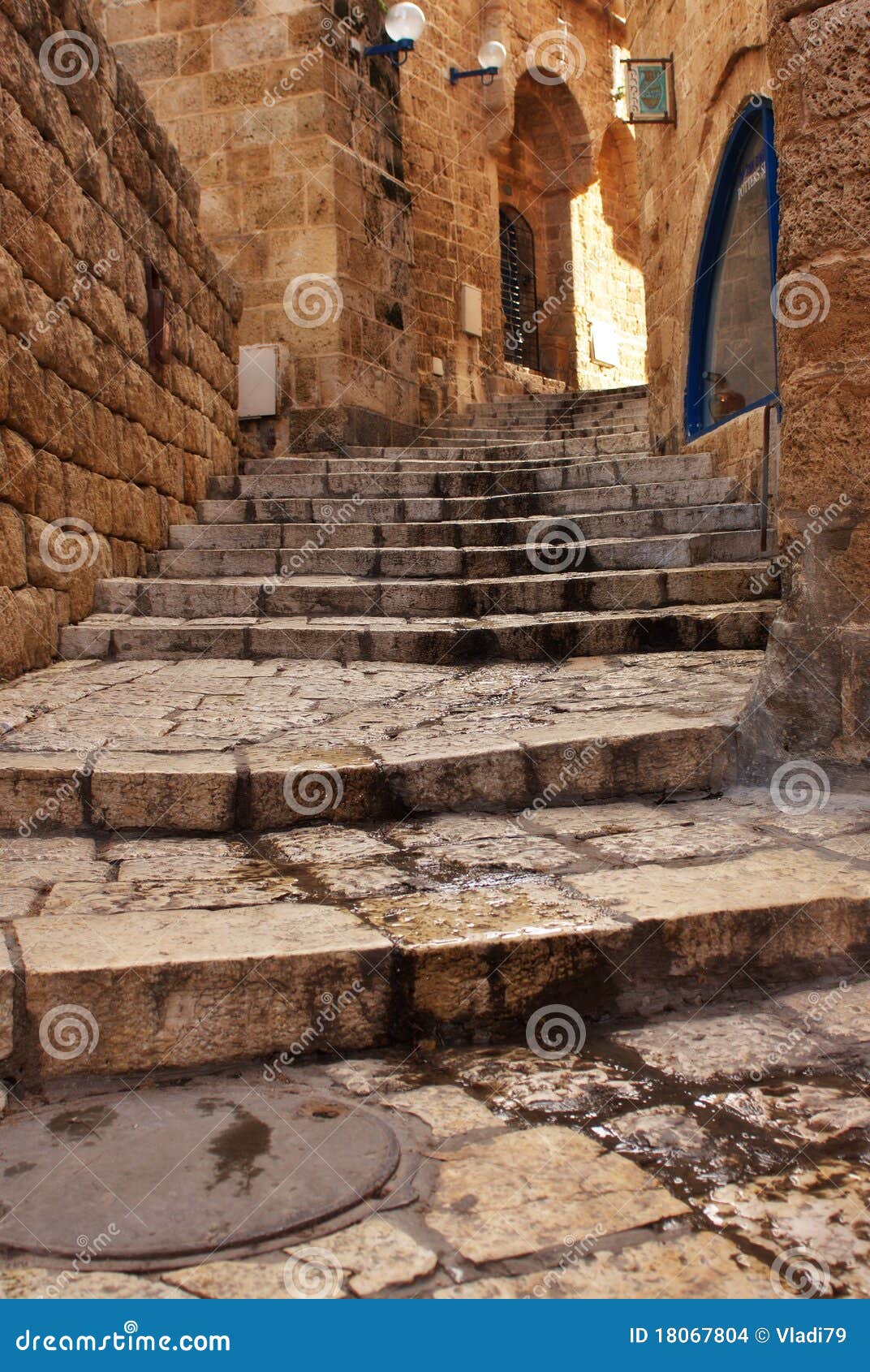 Ancient Mediterranean Stairs Royalty-Free Stock Photography ...