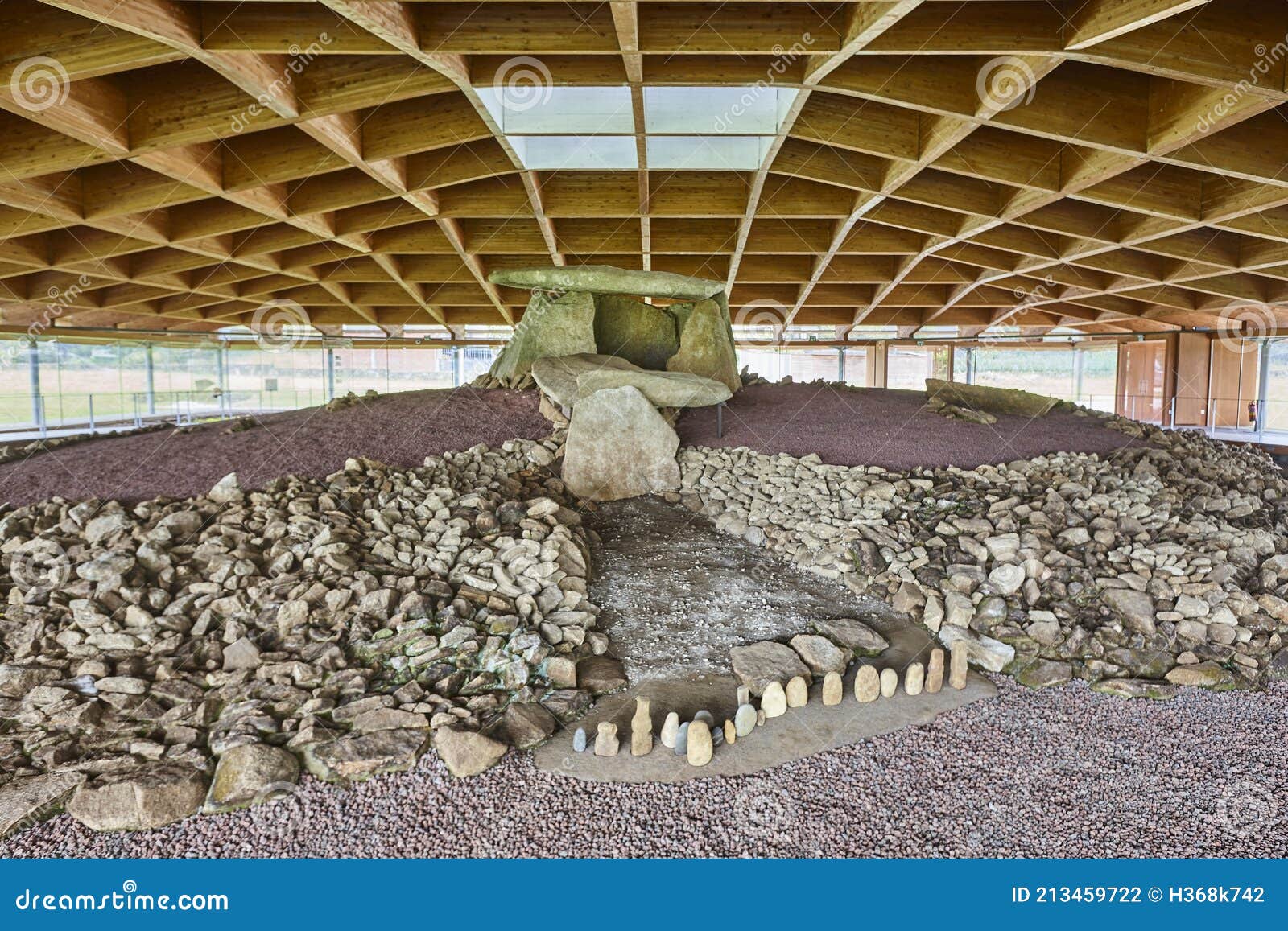 Ancient Megalithic Dolmen Structure in Dombate. Galicia, Spain ...