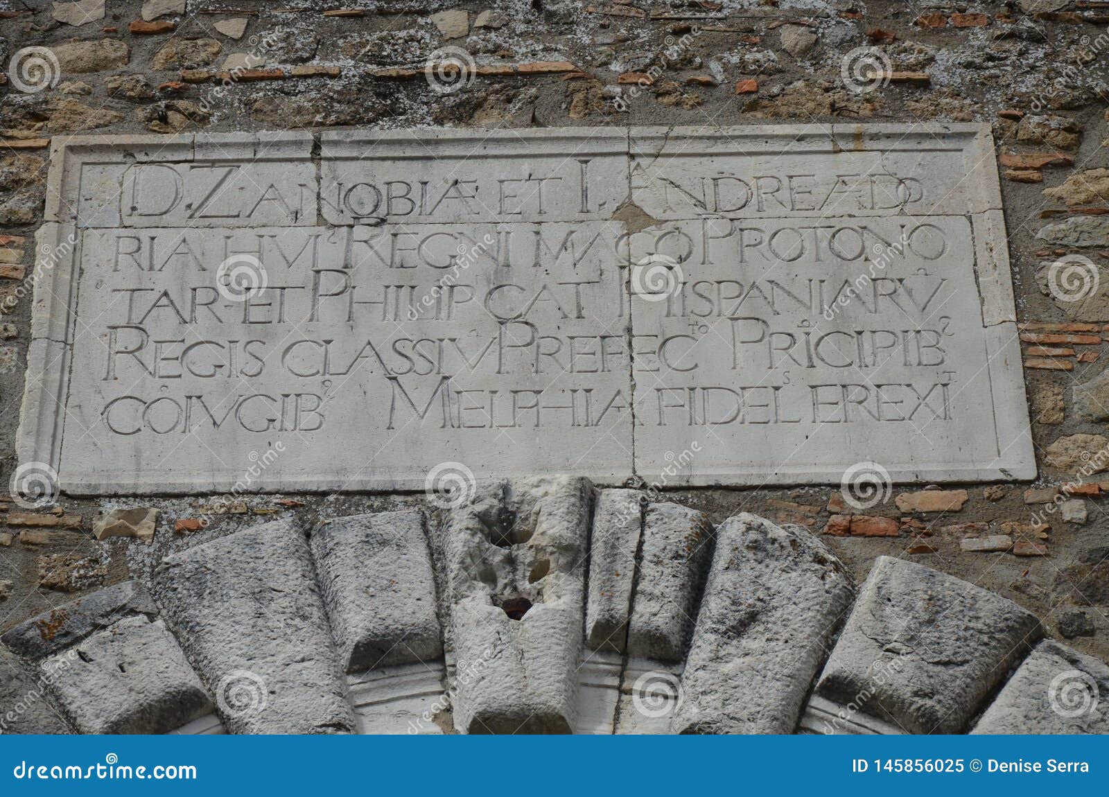The Ancient Melfi Castle in Basilicata, Italy Stock Image - Image of ...