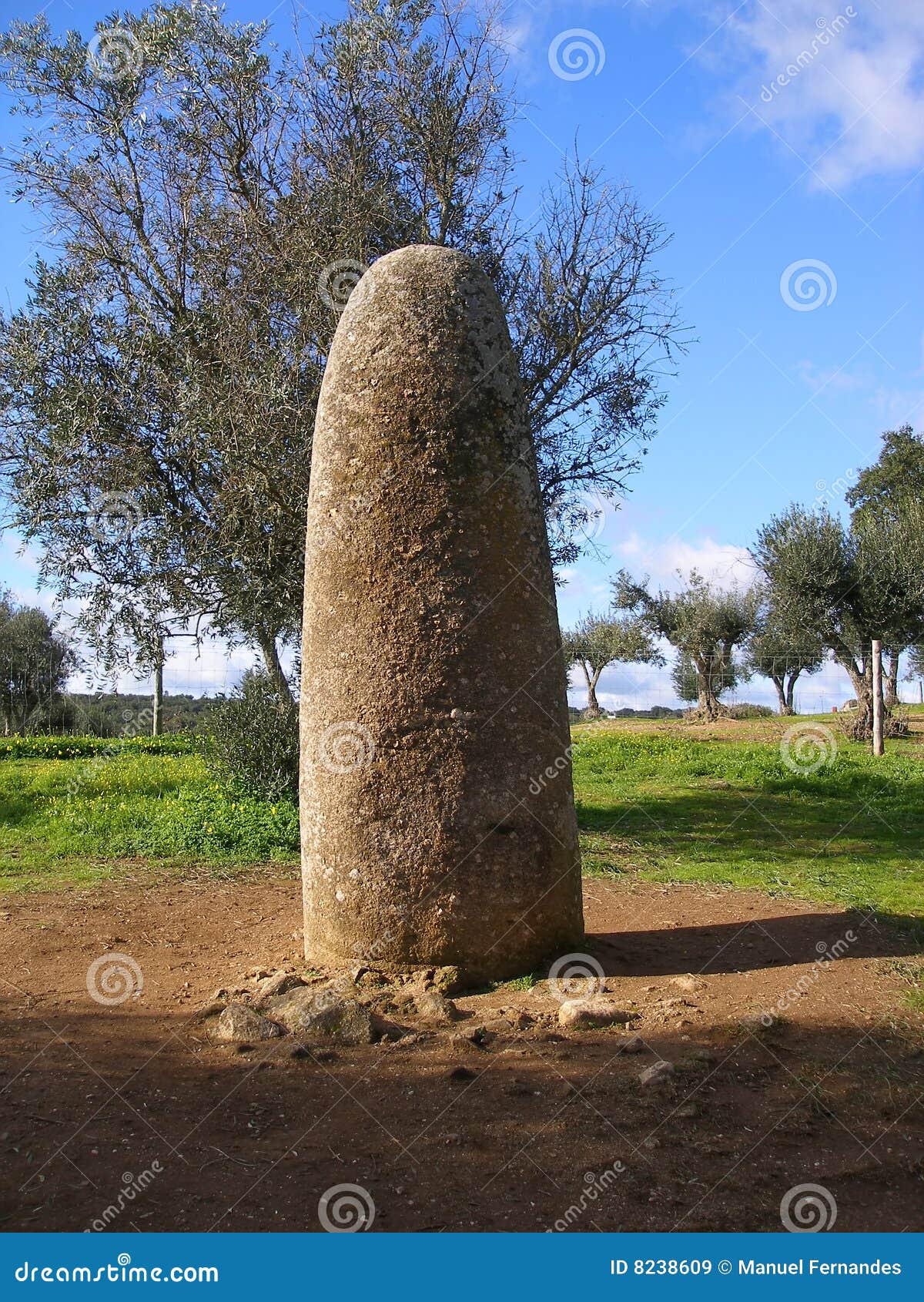 Ancient menhir stock image. Image of historical, rock - 8238609