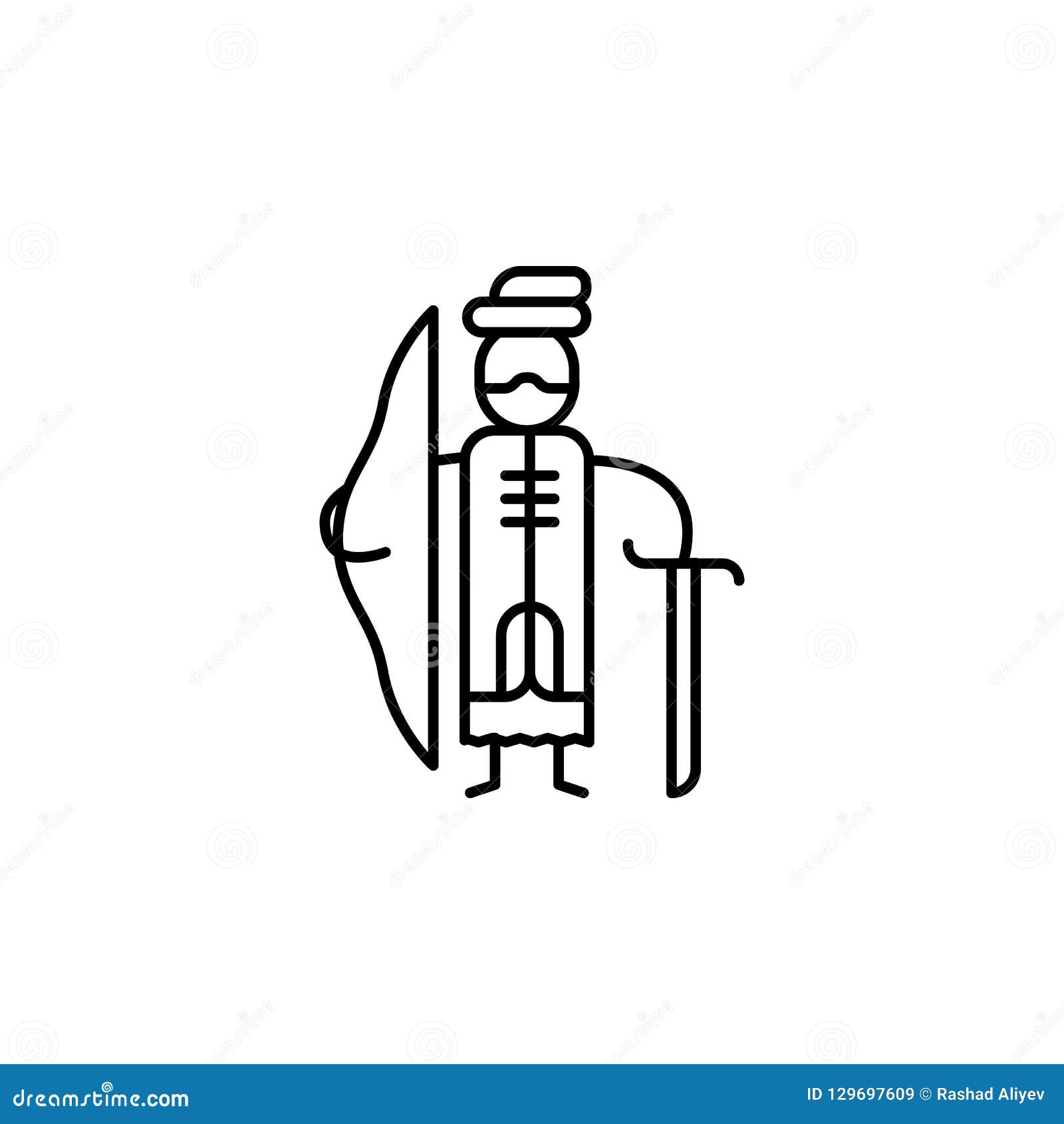 Merchant Icon From Affiliate Marketing Collection. Simple Line Merchant ...