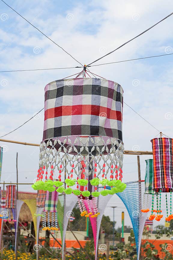 An Ancient Merit-making Tradition Using Objects and Flags Decorated ...