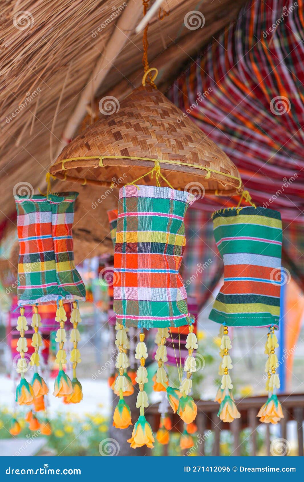 An Ancient Merit-making Tradition Using Objects and Flags Decorated ...