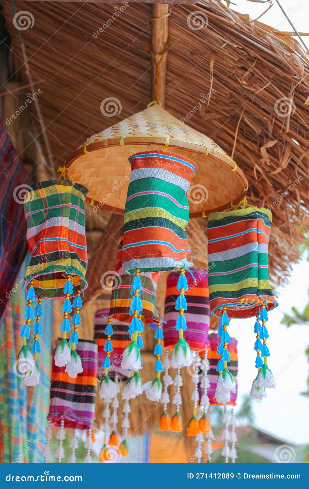 An Ancient Merit-making Tradition Using Objects and Flags Decorated ...