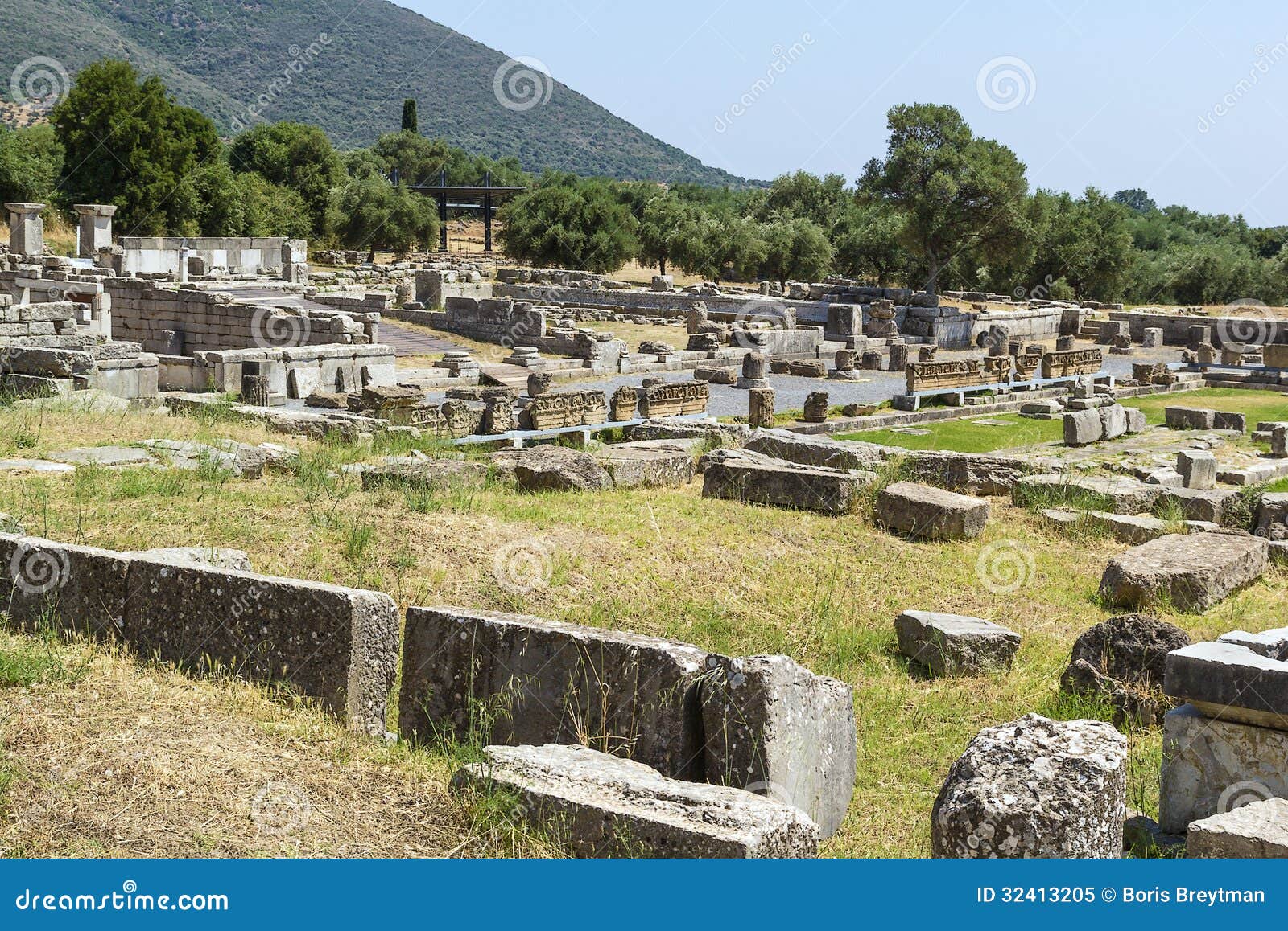 Ancient Messene, Greece stock image. Image of exterior - 32413205