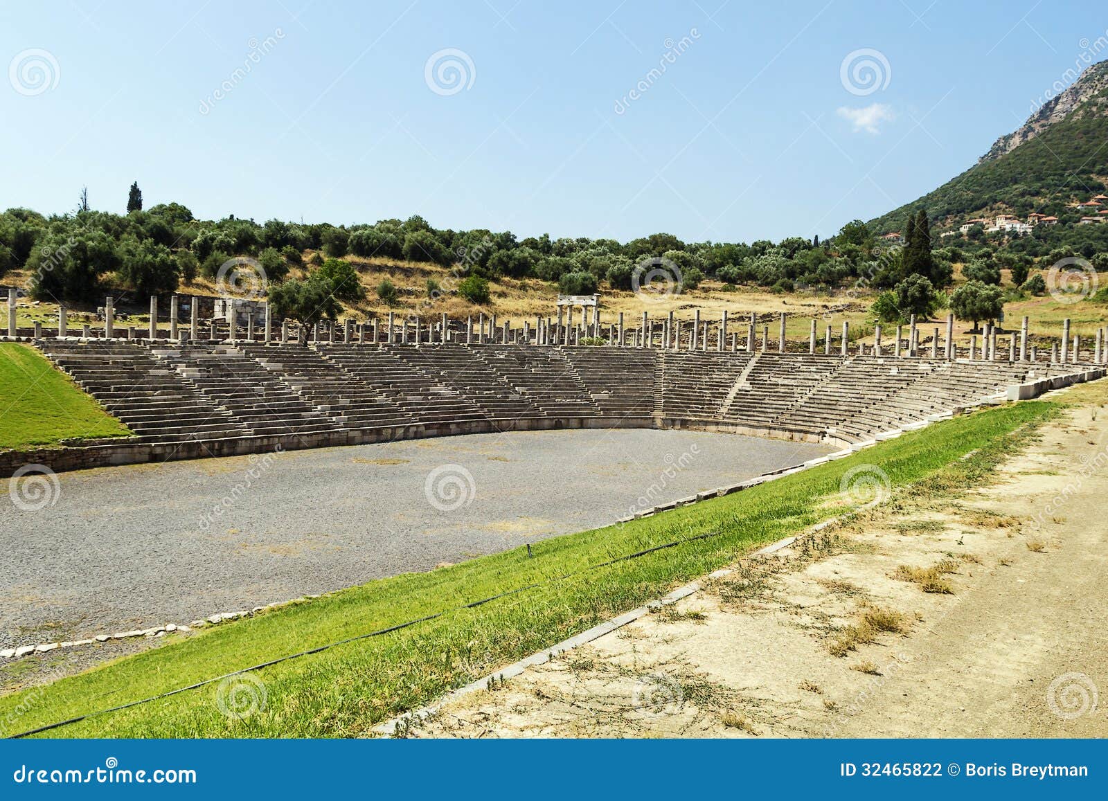 Ancient Messene, Greece stock photo. Image of columns - 32465822
