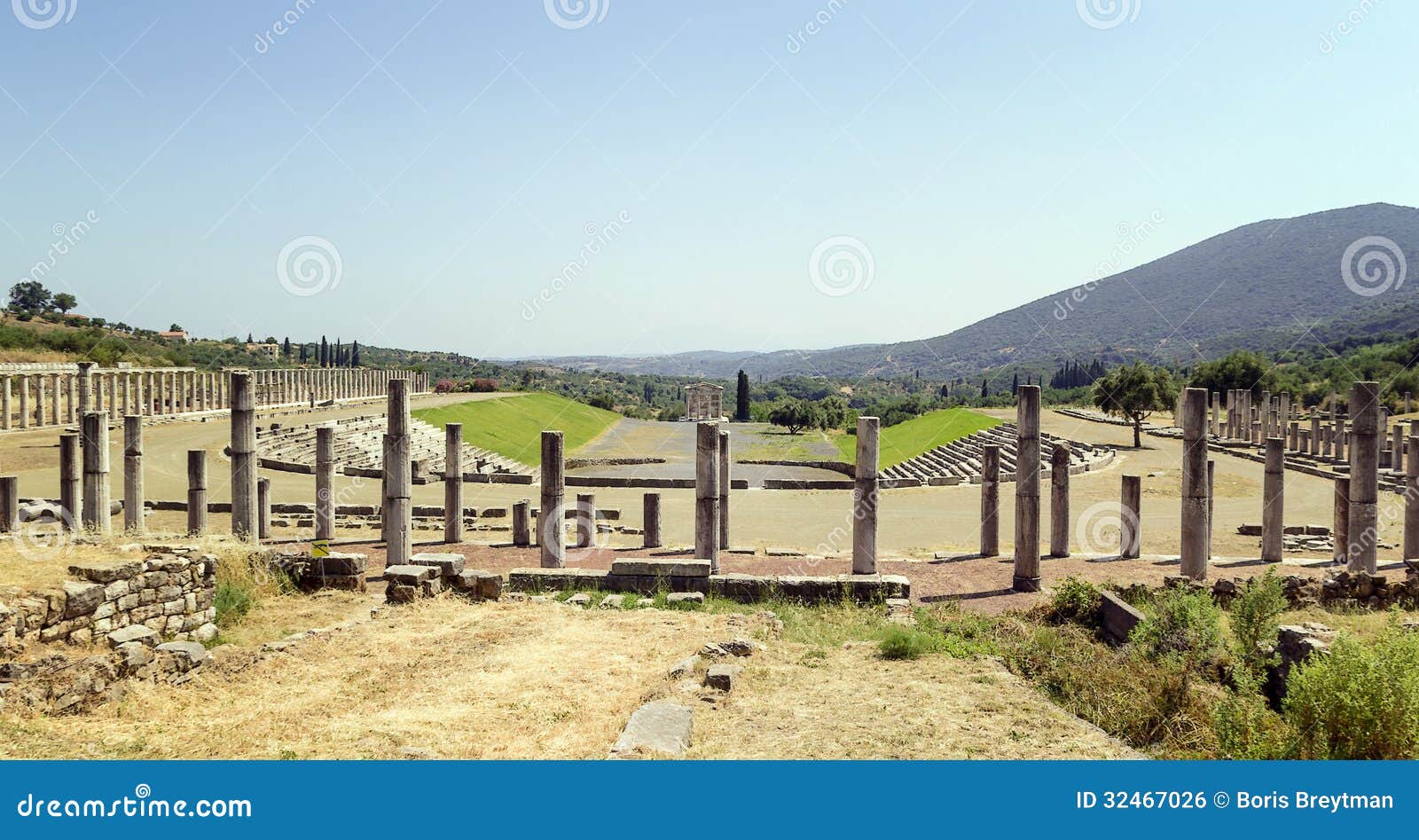 Ancient Messene, Greece stock photo. Image of europe - 32467026