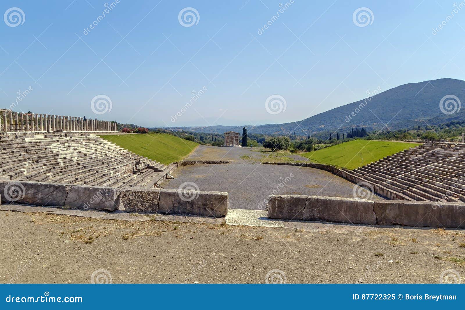 Ancient Messene, Greece stock image. Image of architecture - 87722325