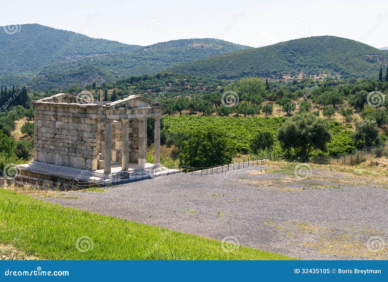 Ancient Messene, Greece stock image. Image of peloponnese - 32435105
