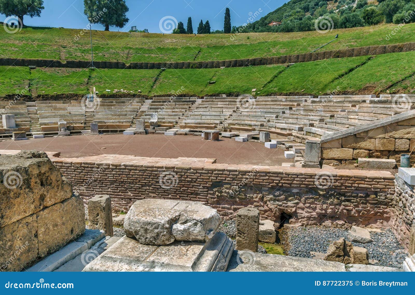 Ancient Messene, Greece stock image. Image of europe - 87722375