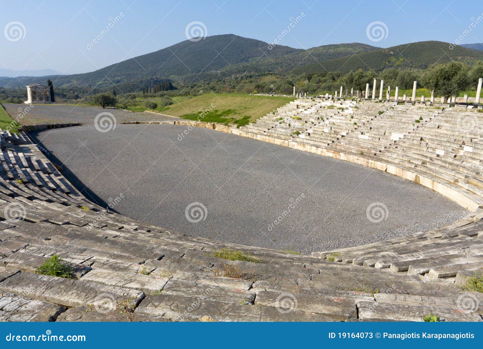 Ancient Messene at Kalamata, Greece Stock Image - Image of mesinia ...