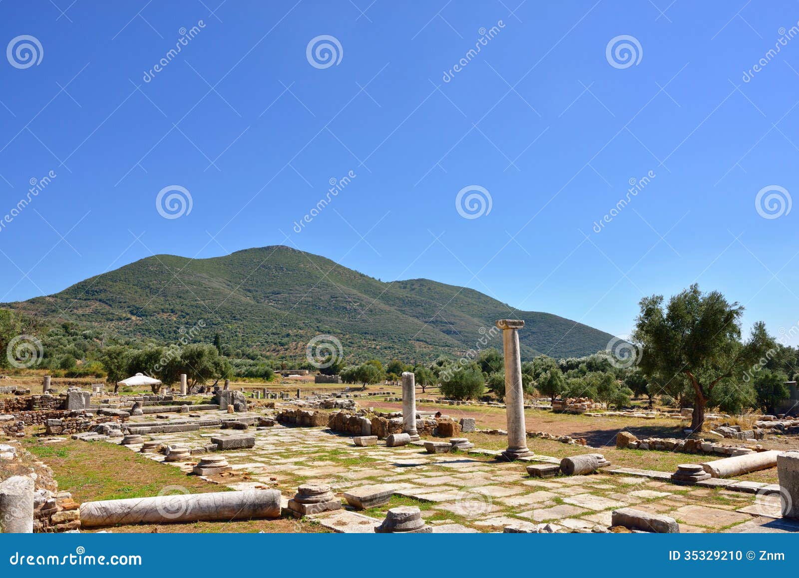 Ancient Messini stock photo. Image of civilization, historic - 35329210