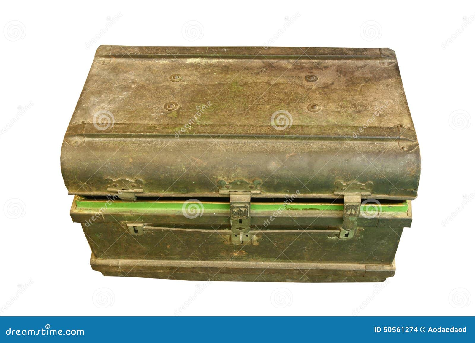 Ancient Metal Box ,treasure Chest Stock Photo - Image of plunder, case ...