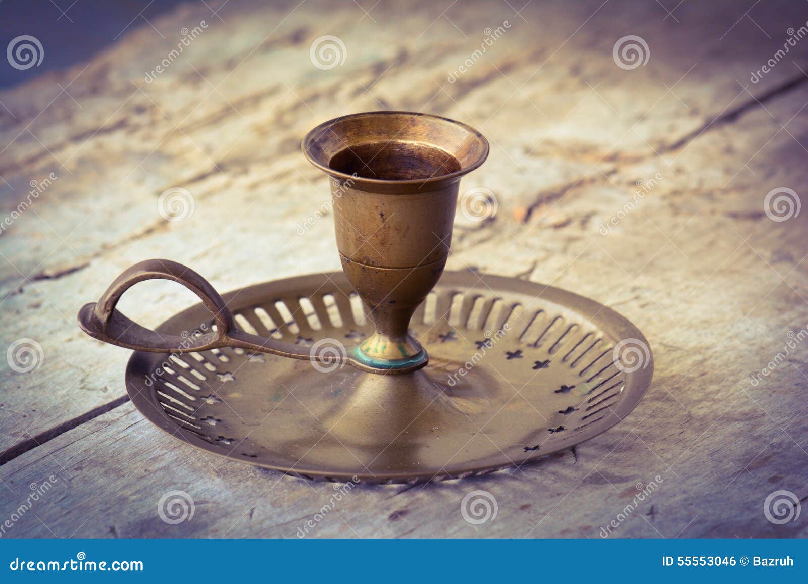 Ancient metal candlestick stock photo. Image of east - 55553046