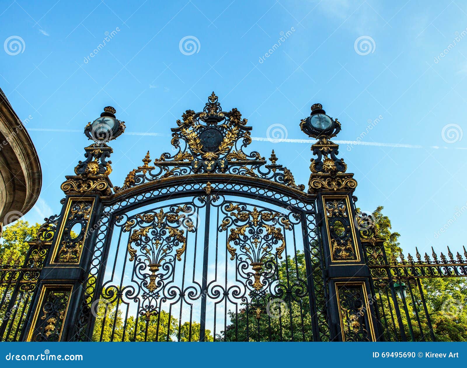 Ancient Metal Gate Close-up Photo Stock Photo - Image of antique ...