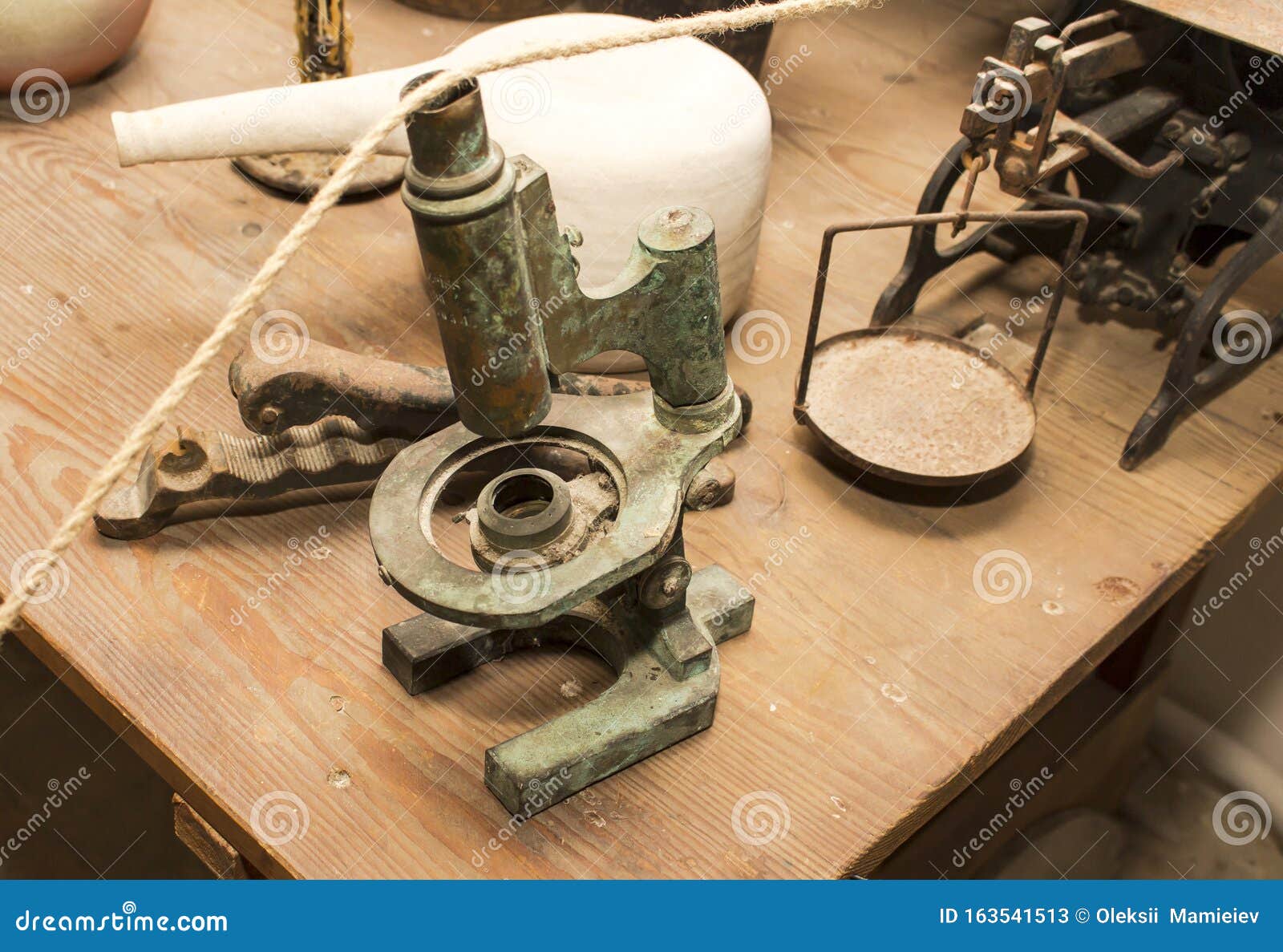 Ancient Microscope from Oxidized Metal and Other Instruments of an ...