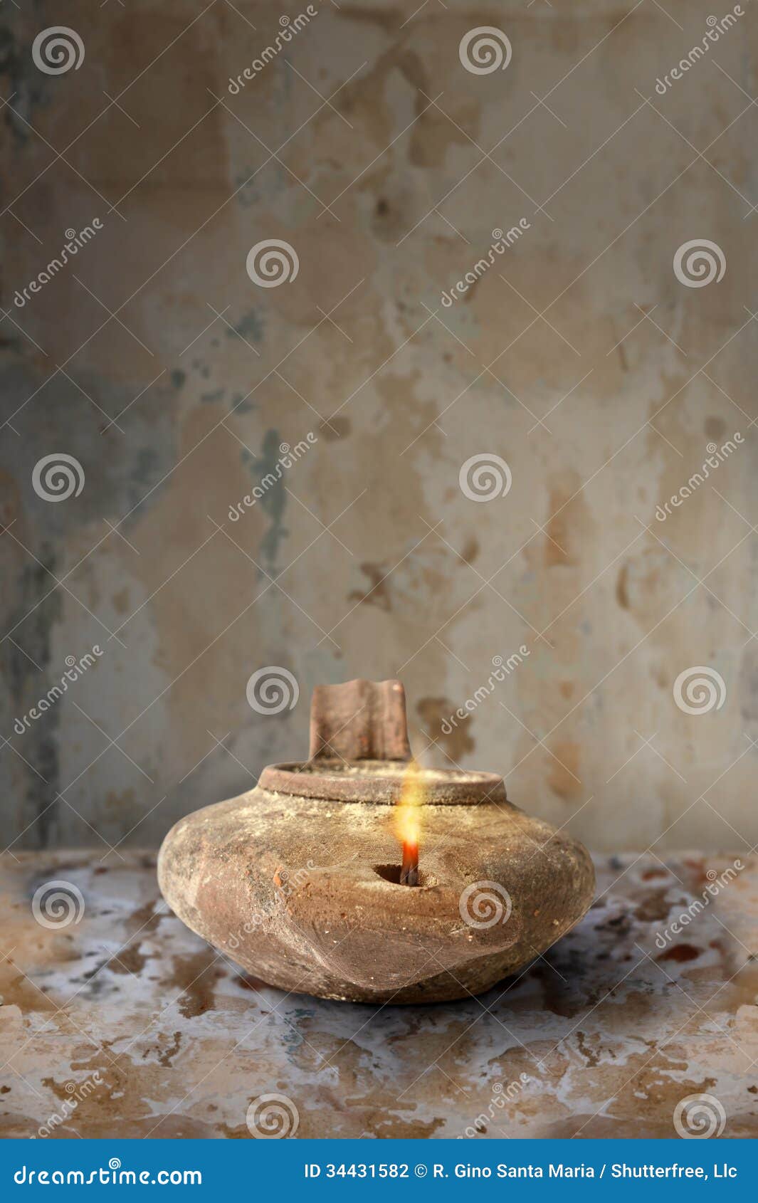 An Ancient Middle Ages Chandelier On A Brick Castle Ceiling Stock Photo ...