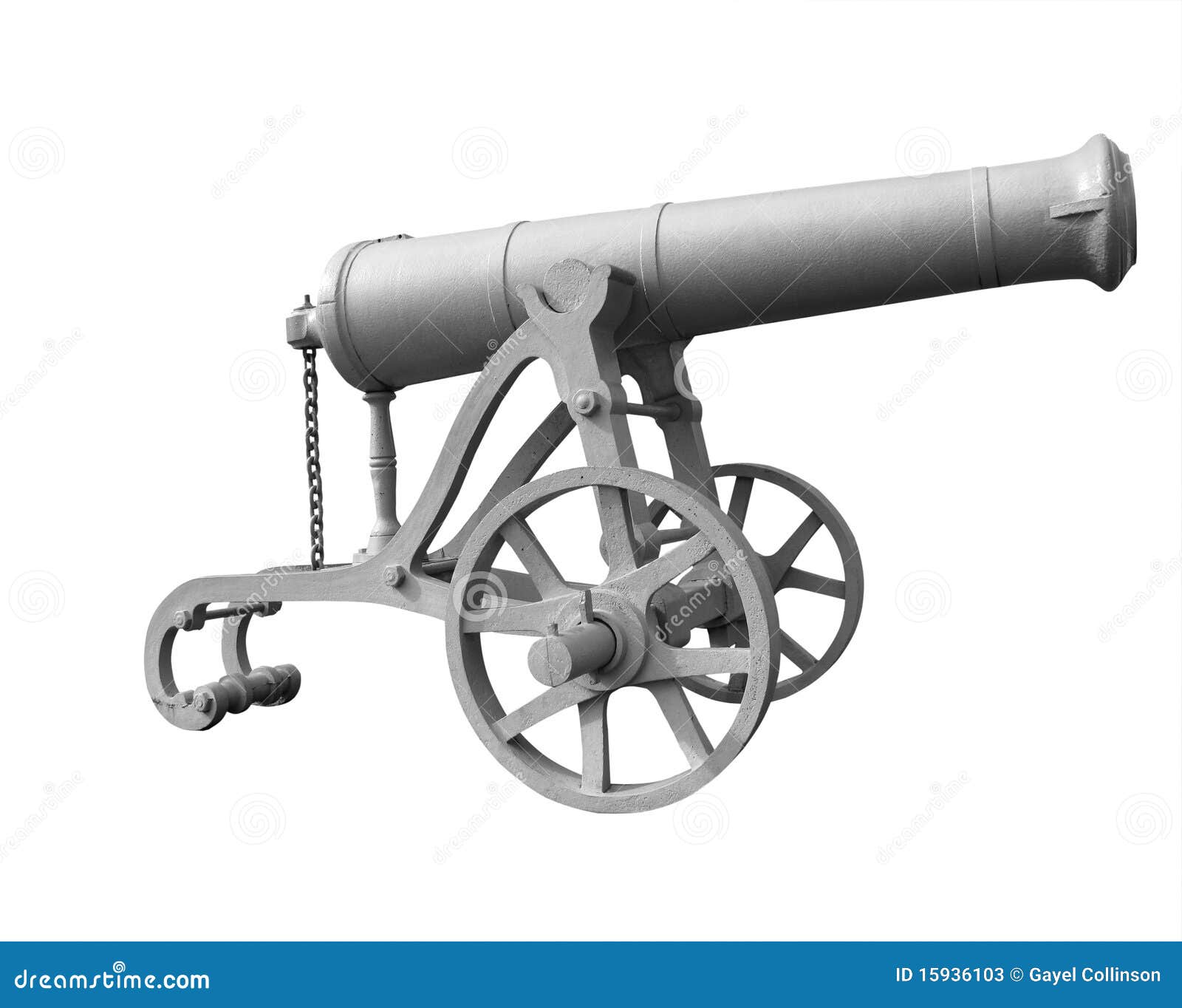 Ancient military cannon stock image. Image of warfare - 15936103