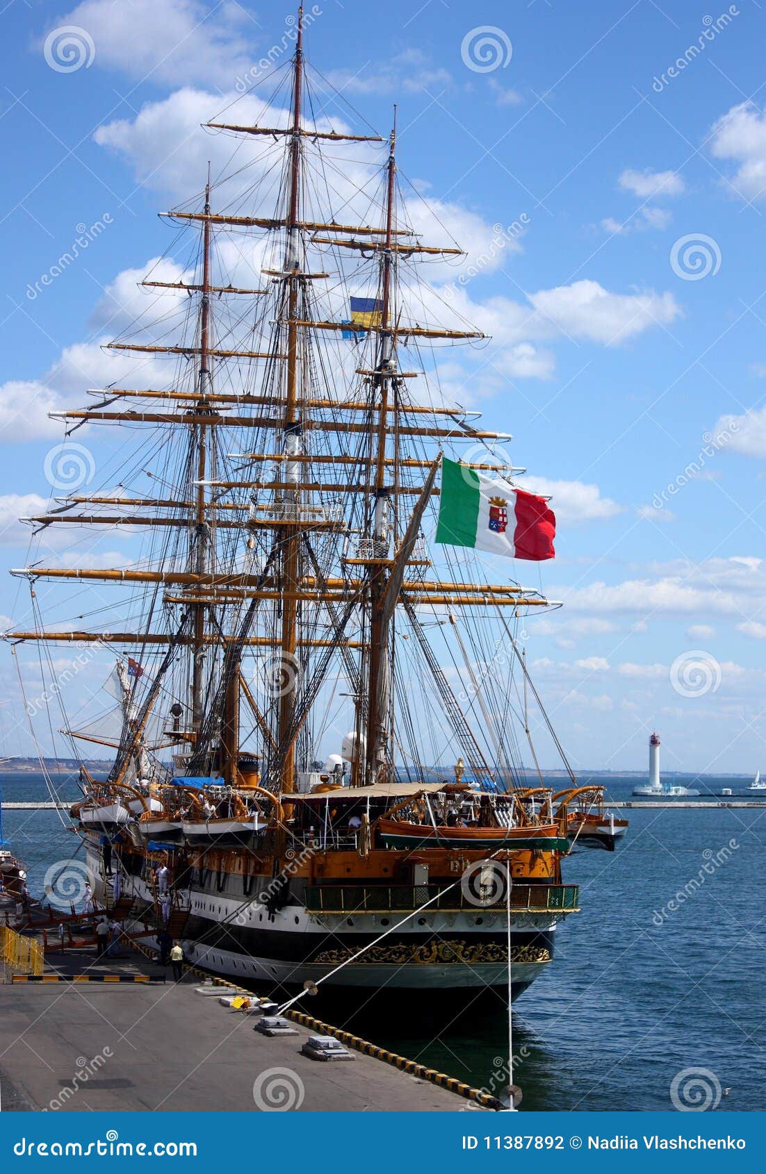 Ancient military frigate stock photo. Image of odessa - 11387892